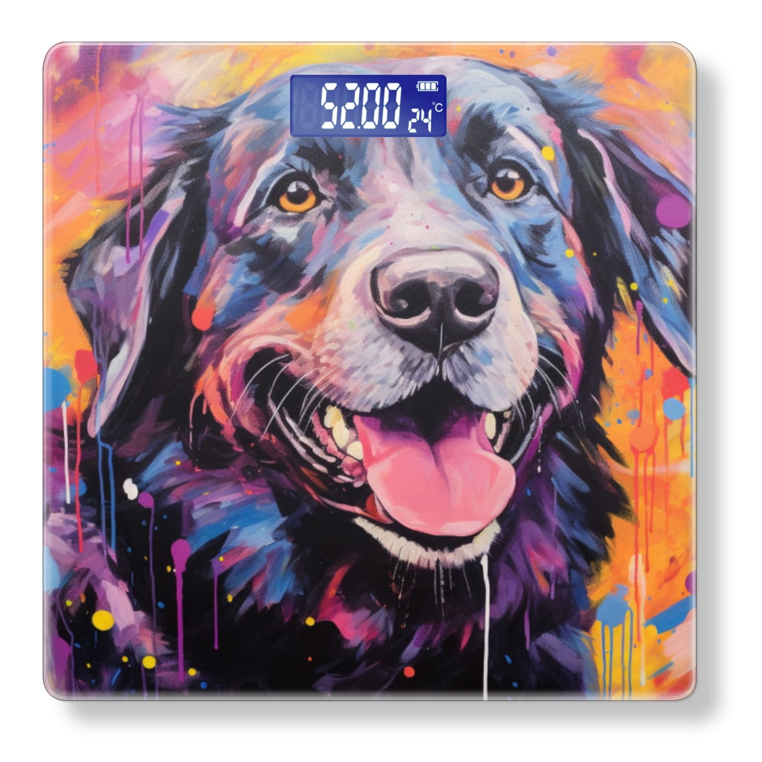 High Precision Body Weight Scale Smart Bathroom Scales with Large LCD ...