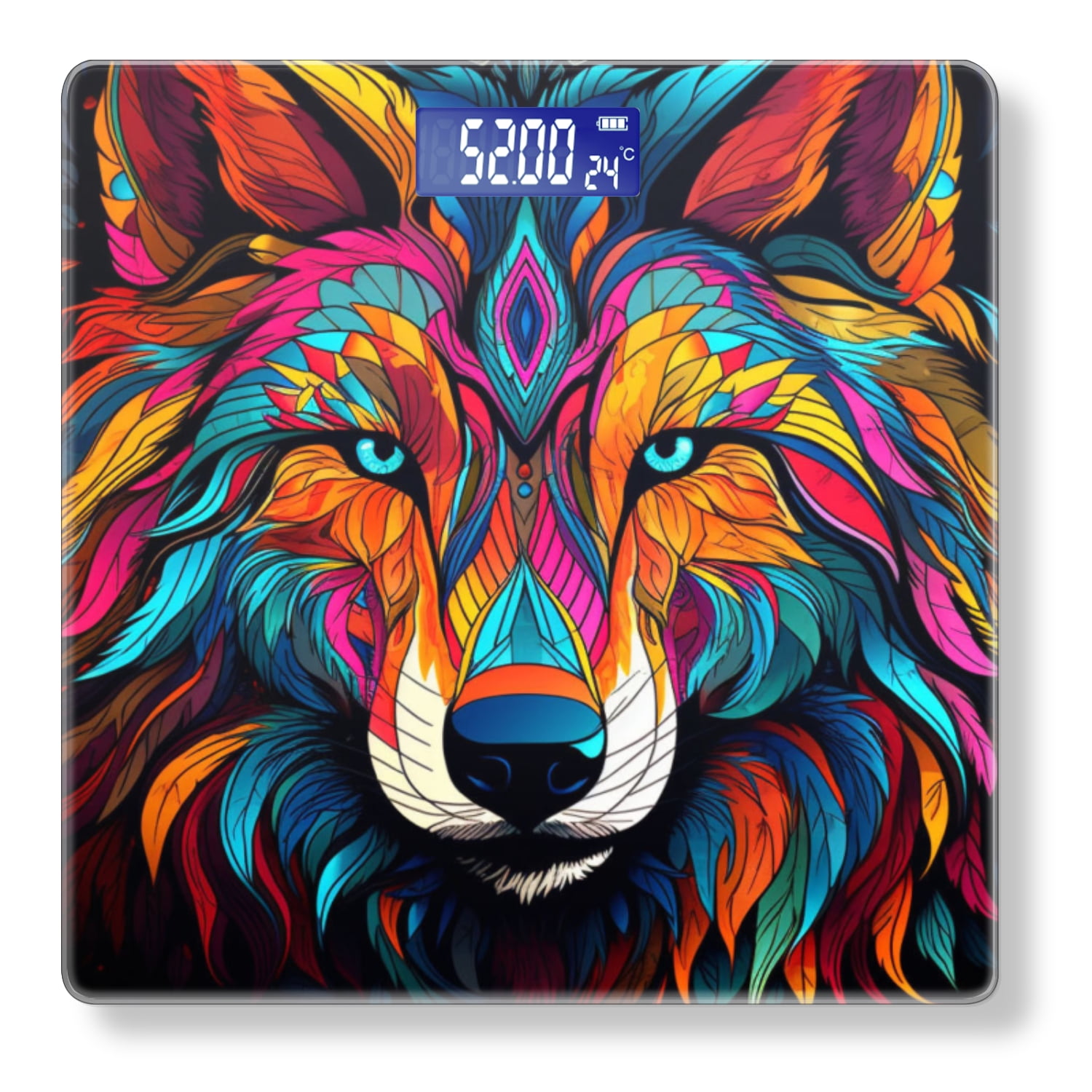 High Precision Body Weight Scale Smart Bathroom Scales with Large LCD ...