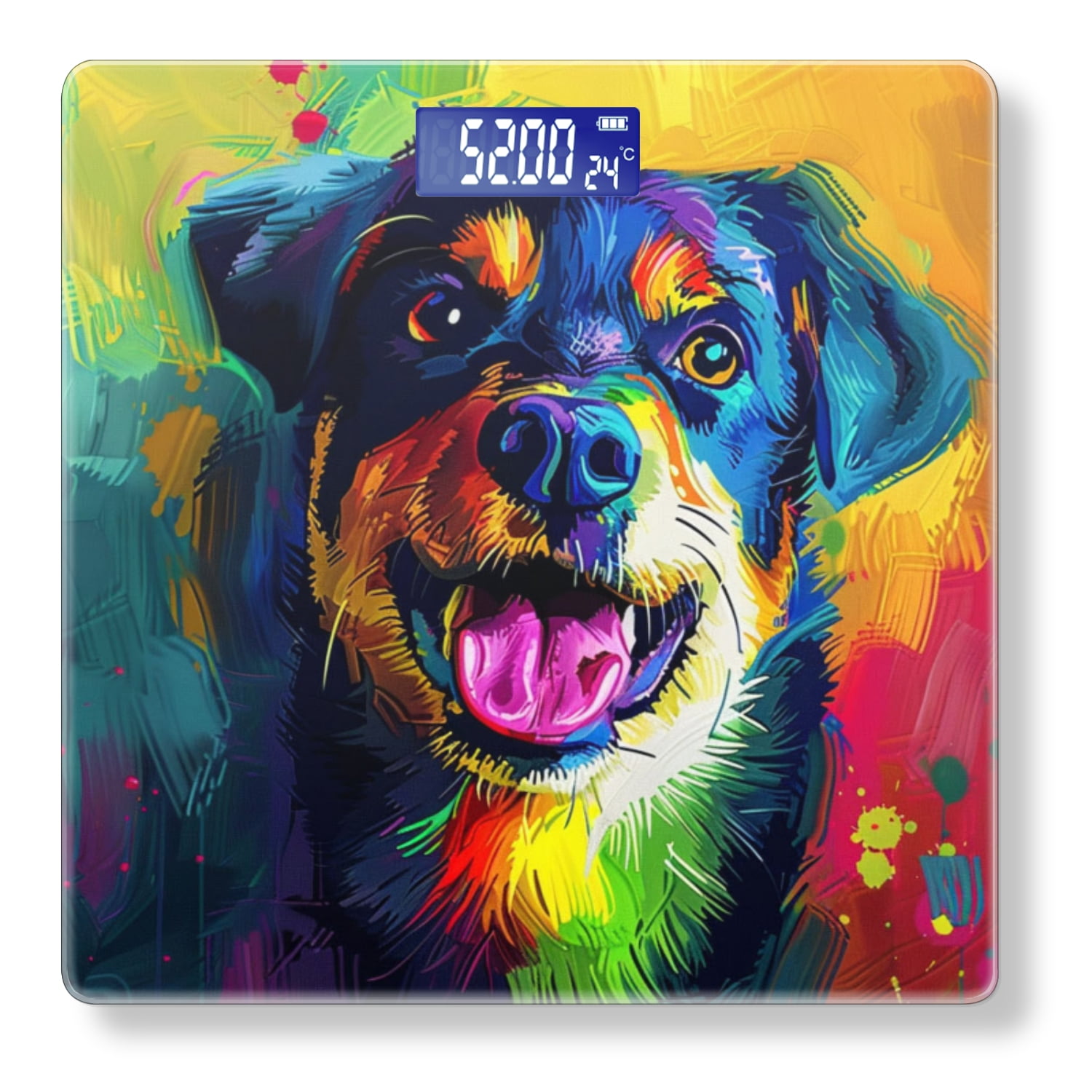 High Precision Body Weight Scale Smart Bathroom Scales with Large LCD ...