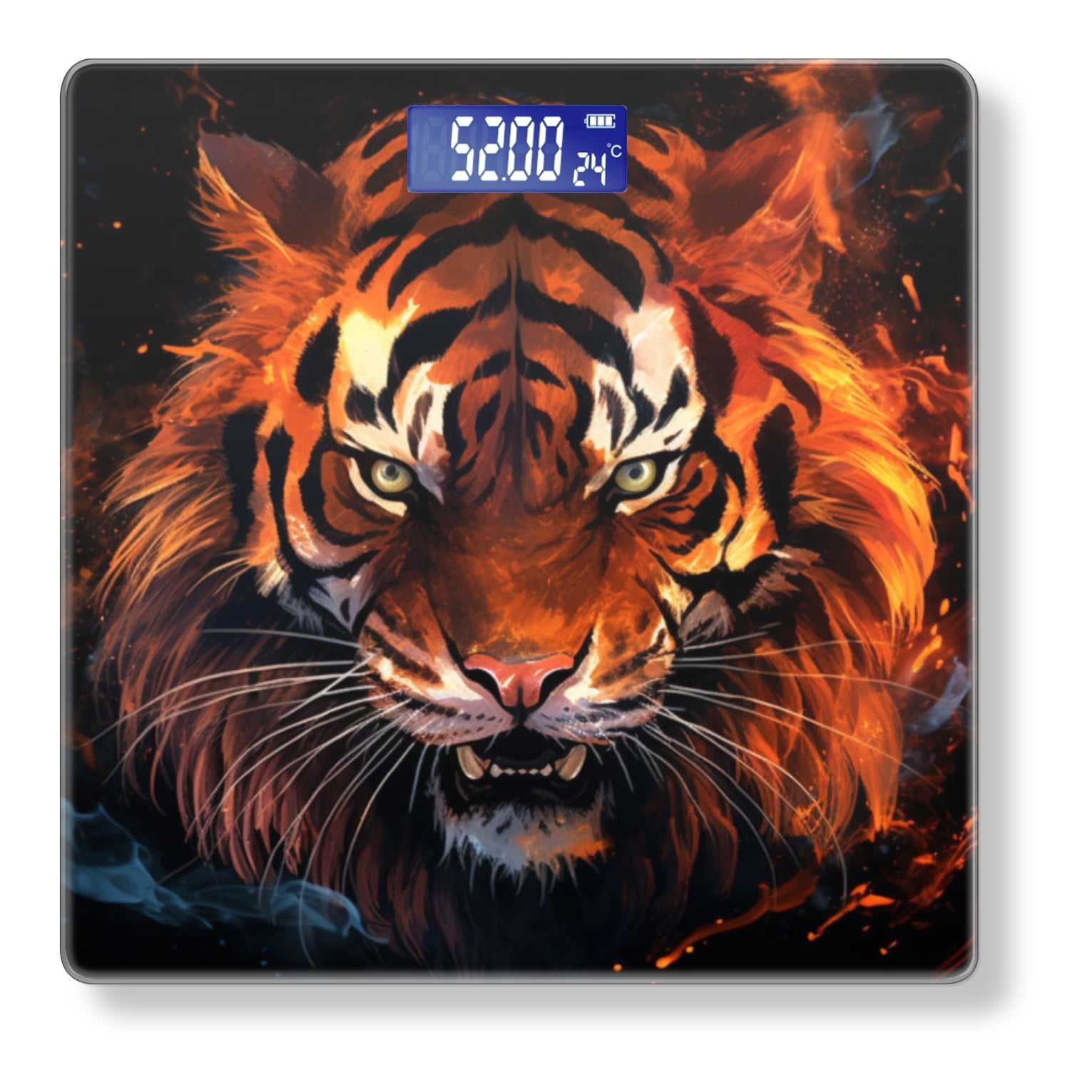 High Precision Body Weight Scale Smart Bathroom Scales with Large LCD ...