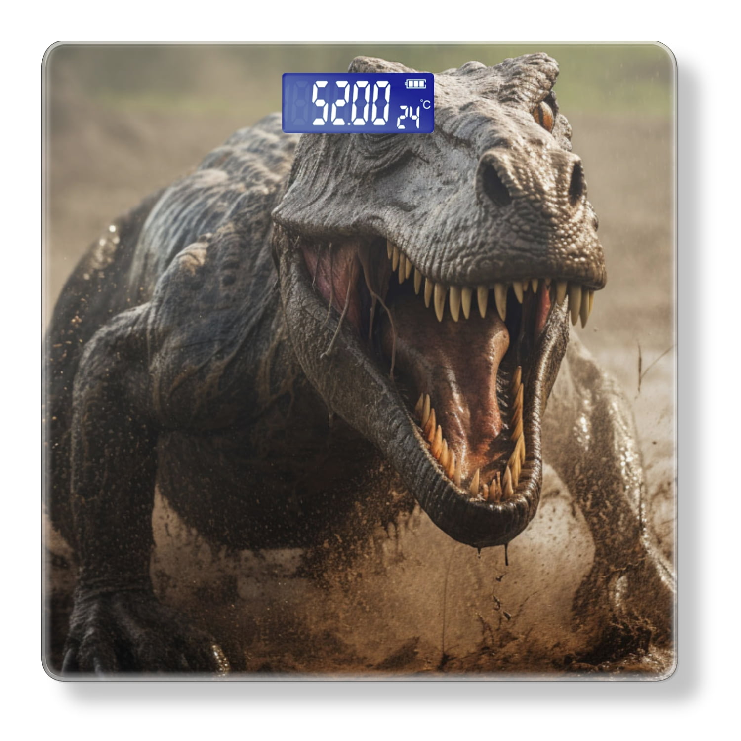 High Precision Body Weight Scale Smart Bathroom Scales with Large LCD ...