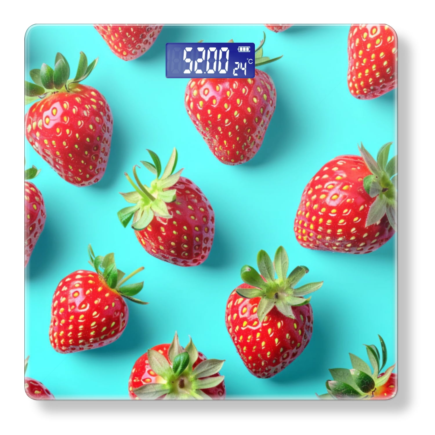 High Precision Body Weight Scale Smart Bathroom Scales with Large LCD ...