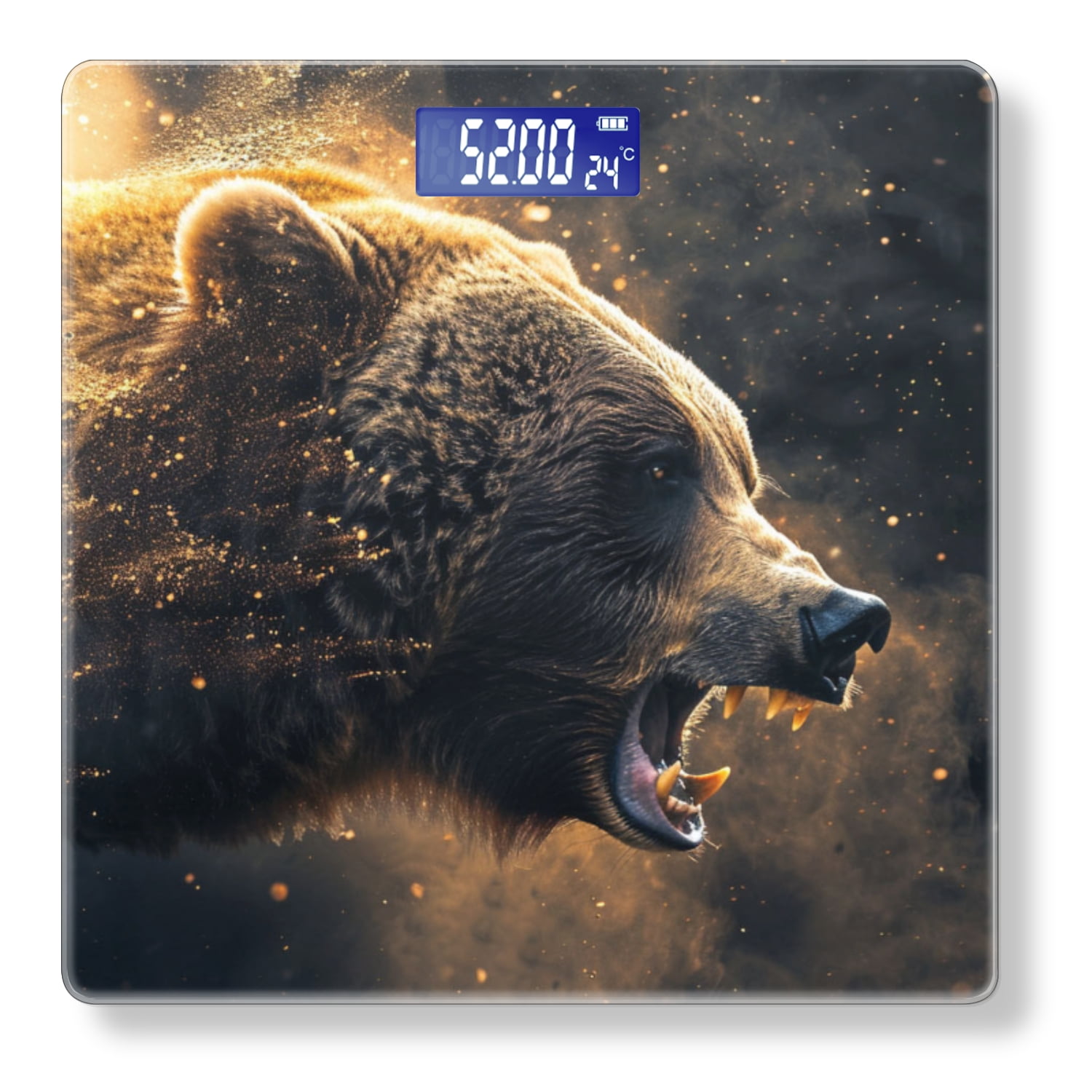 High Precision Body Weight Scale Smart Bathroom Scales with Large LCD ...