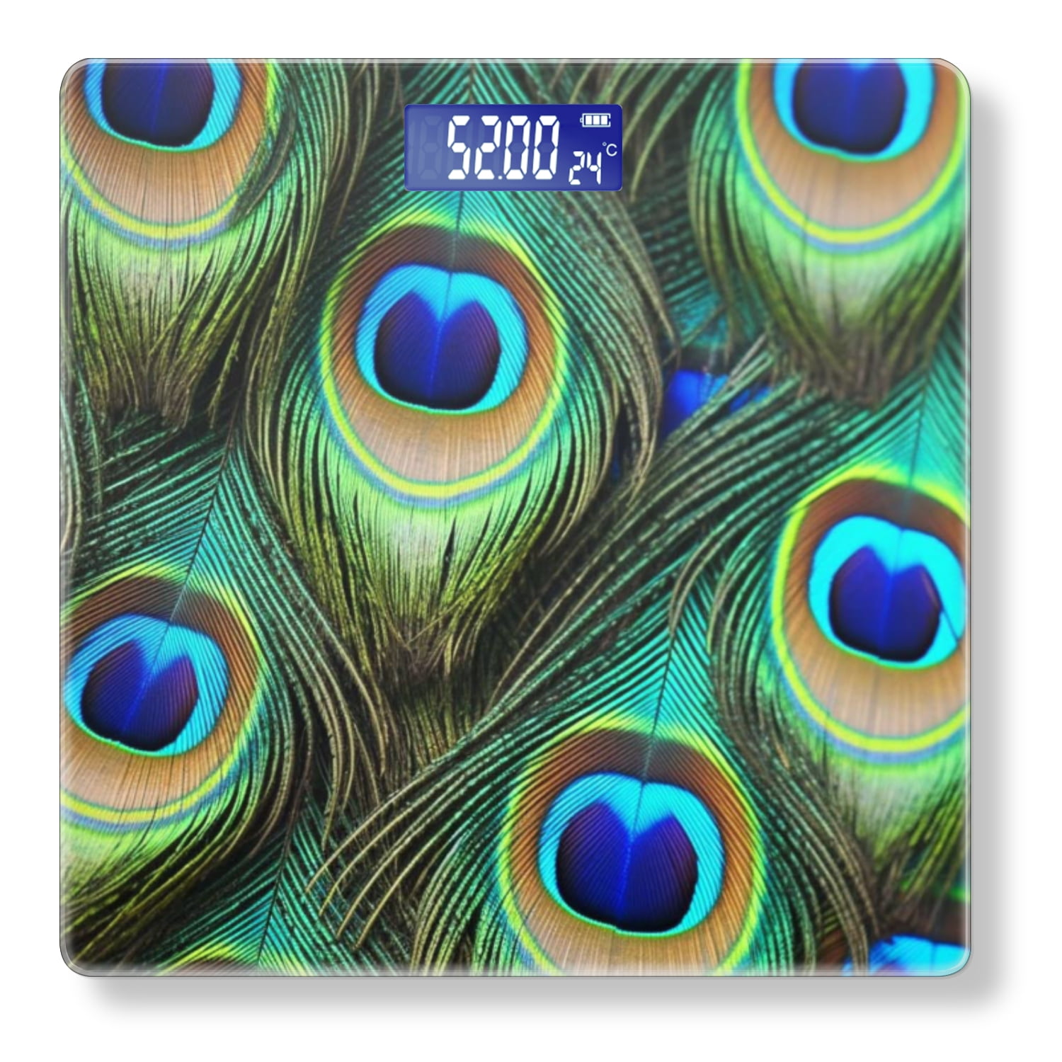 High Precision Body Weight Scale Smart Bathroom Scales with Large LCD ...