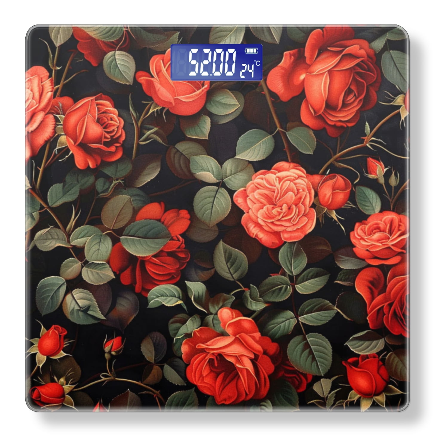 High Precision Body Weight Scale Smart Bathroom Scales with Large LCD ...