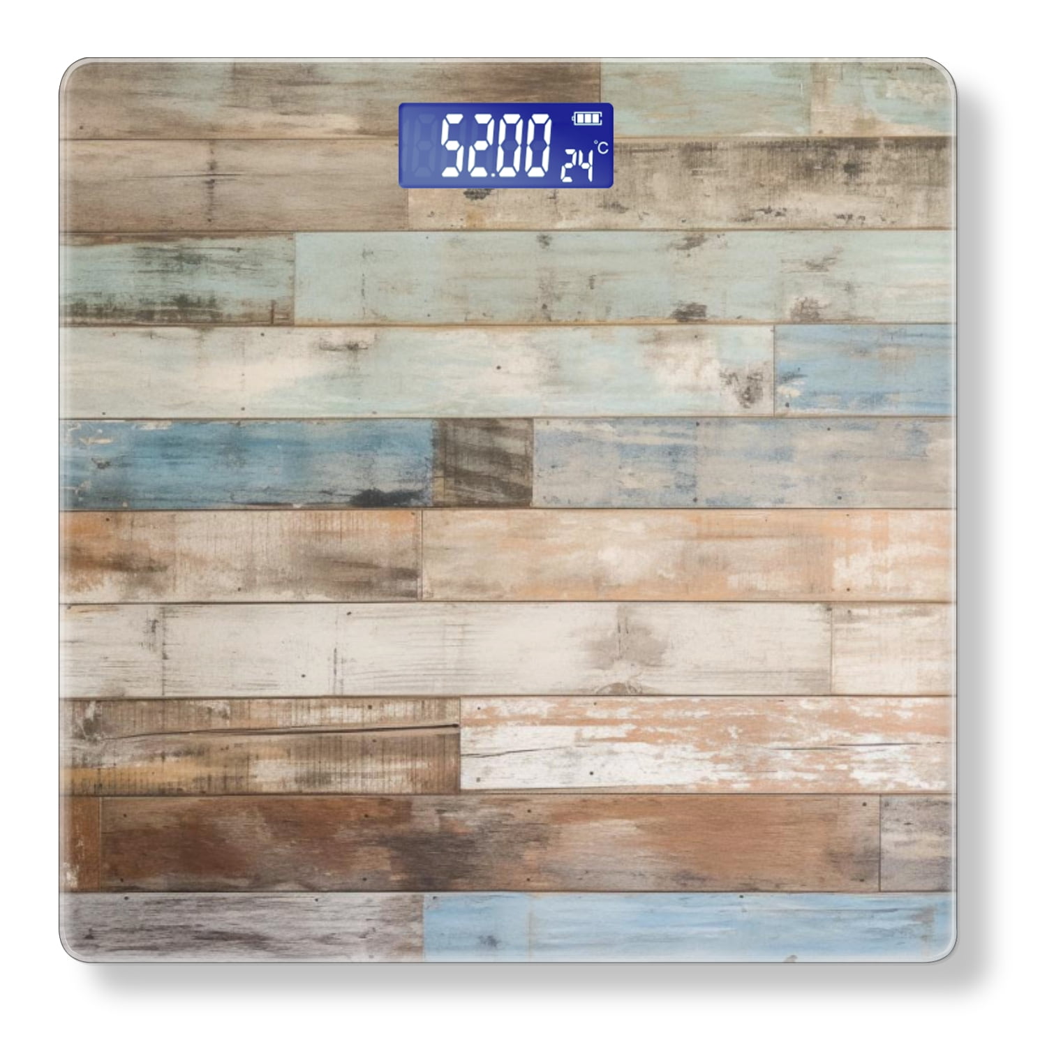 High Precision Body Weight Scale Smart Bathroom Scales with Large LCD ...