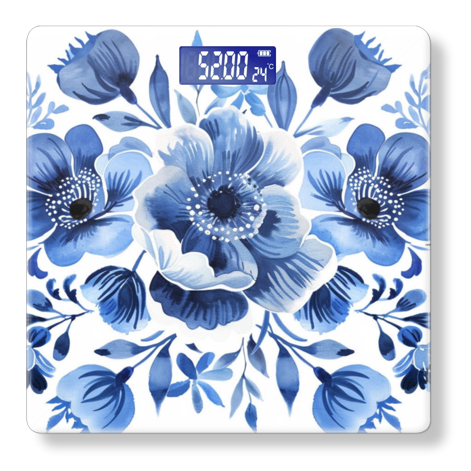 High Precision Body Weight Scale Smart Bathroom Scales with Large LCD ...