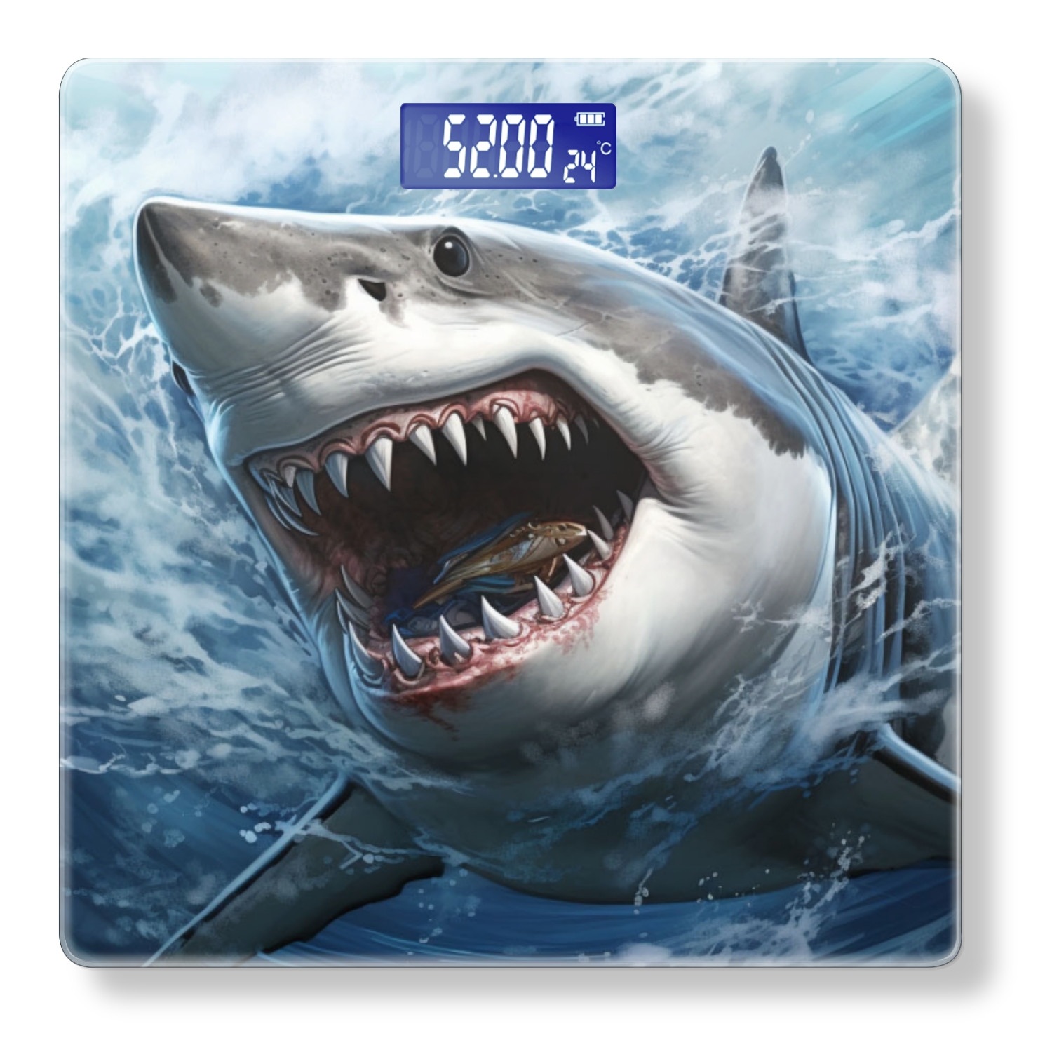 High Precision Body Weight Scale Smart Bathroom Scales with Large LCD ...