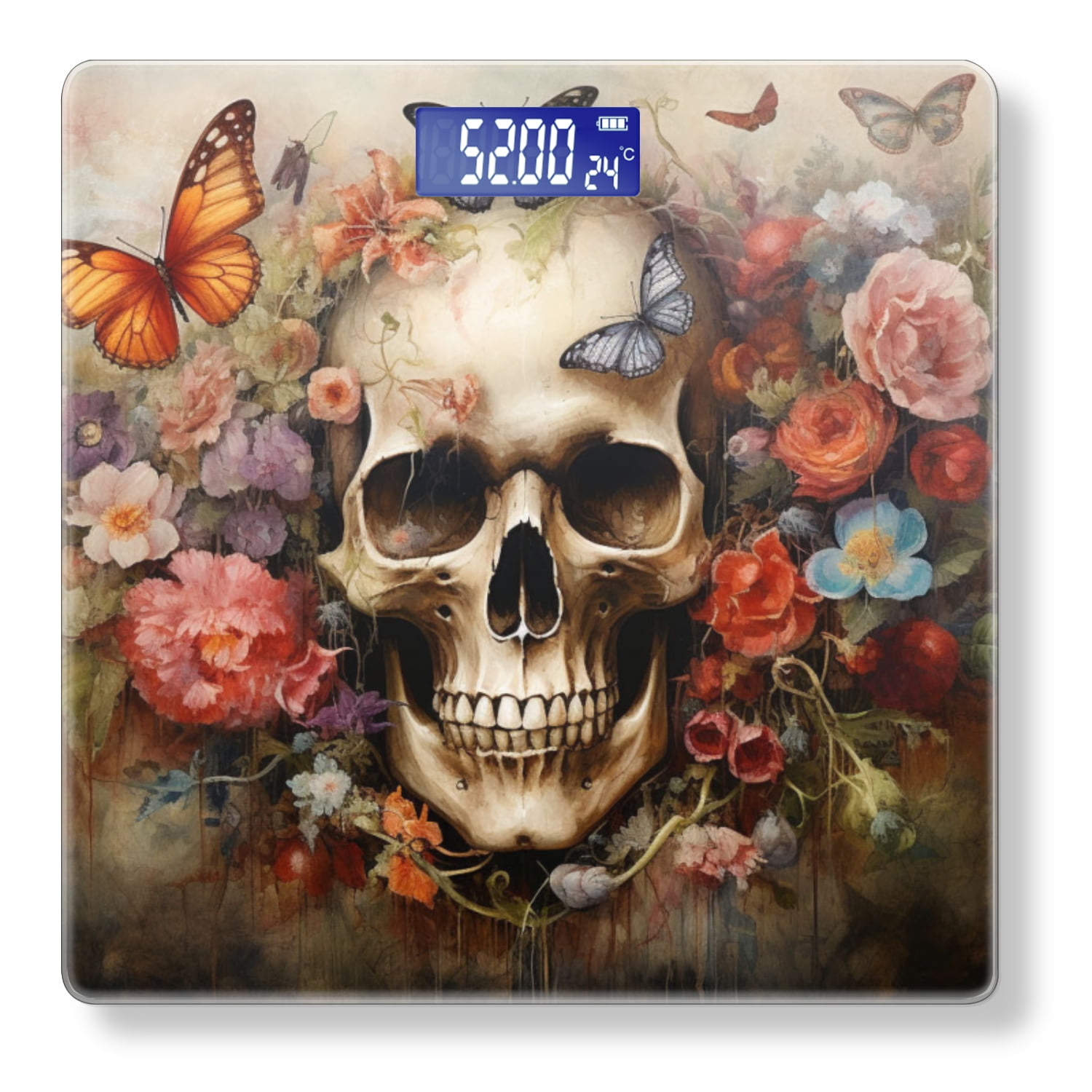 High Precision Body Weight Scale Smart Bathroom Scales with Large LCD ...