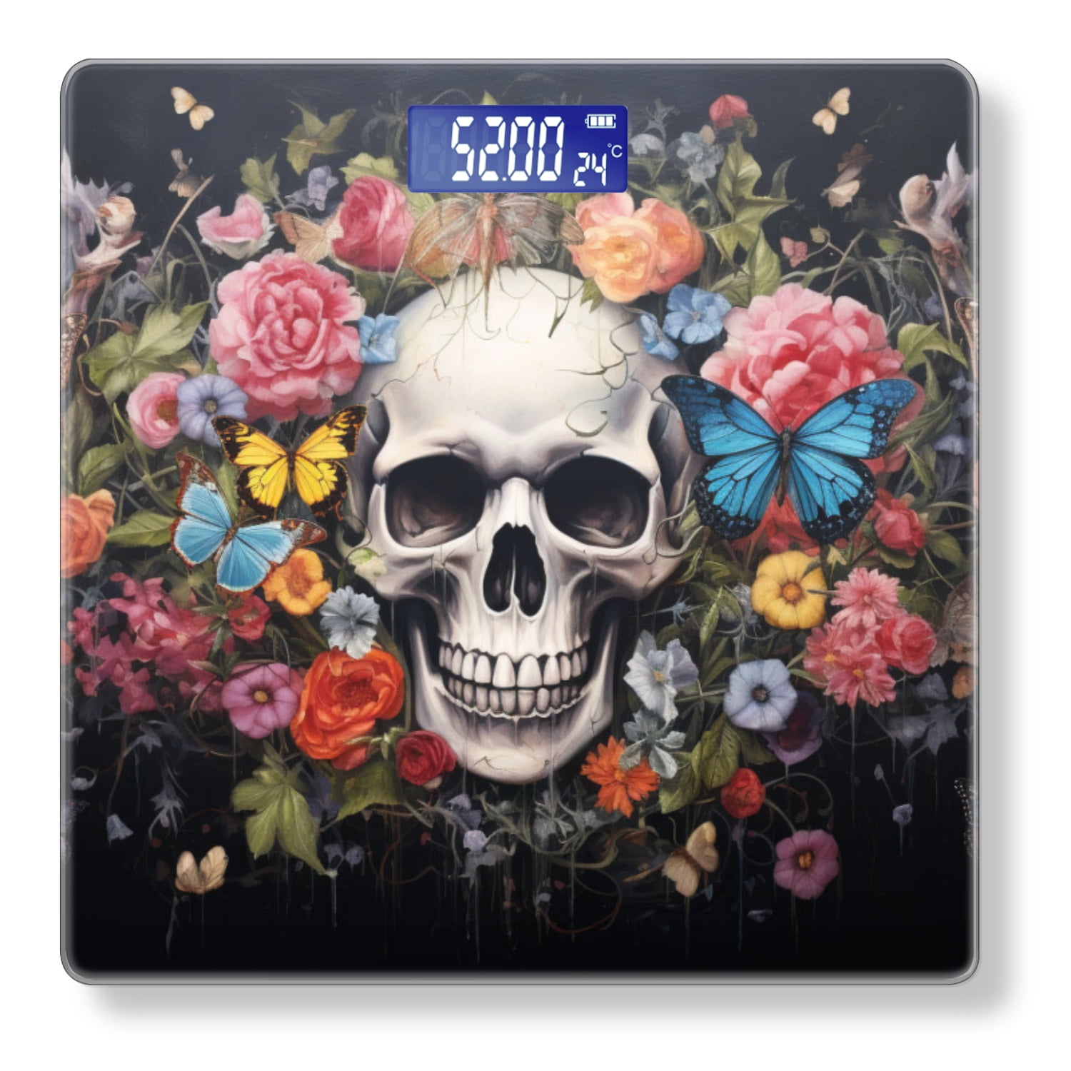 High Precision Body Weight Scale Smart Bathroom Scales with Large LCD ...