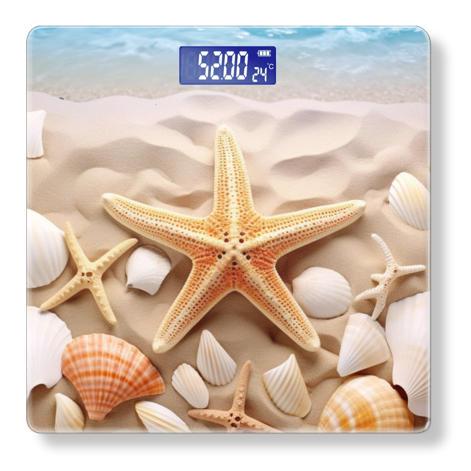 High Precision Body Weight Scale Smart Bathroom Scales with Large LCD ...