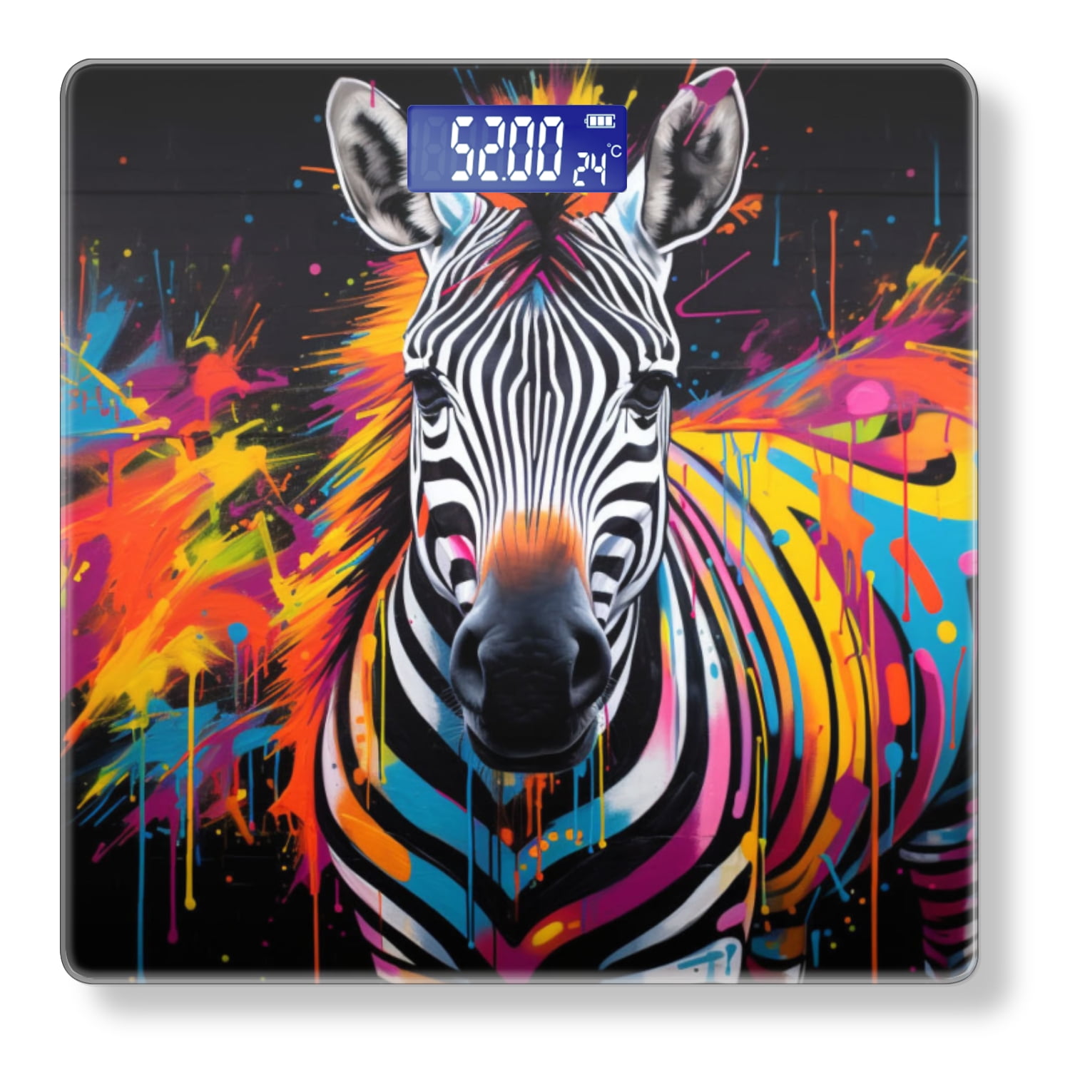 High Precision Body Weight Scale Smart Bathroom Scales with Large LCD ...