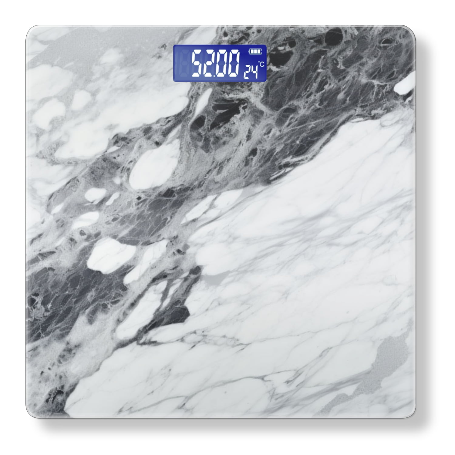 High Precision Body Weight Scale Smart Bathroom Scales with Large LCD ...