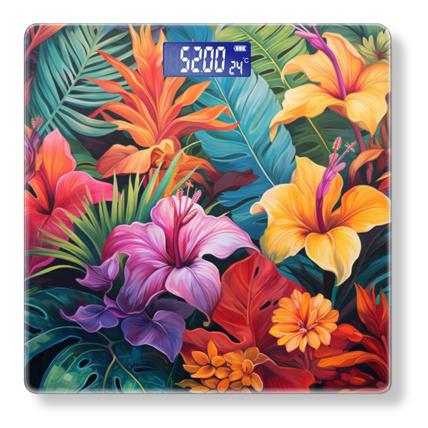 High Precision Body Weight Scale Smart Bathroom Scales with Large LCD ...