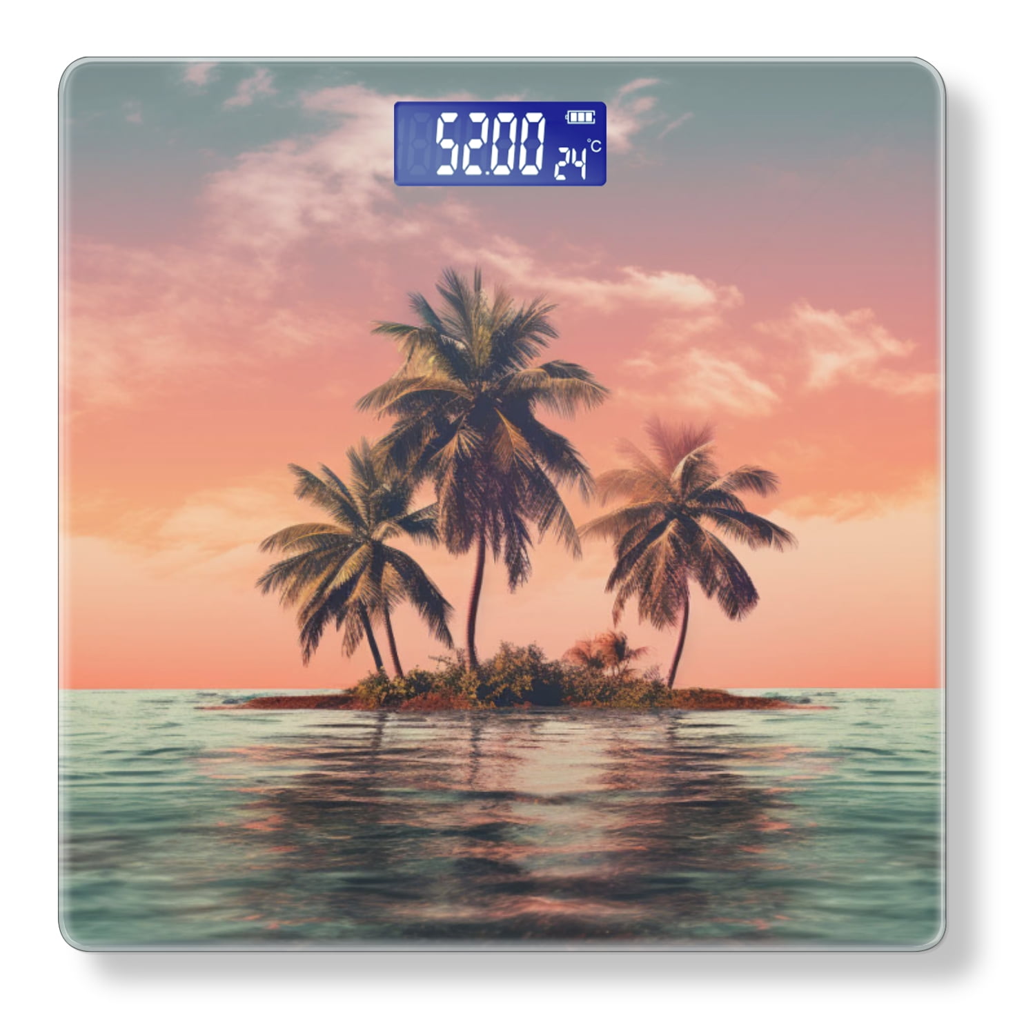 High Precision Body Weight Scale Smart Bathroom Scales with Large LCD ...