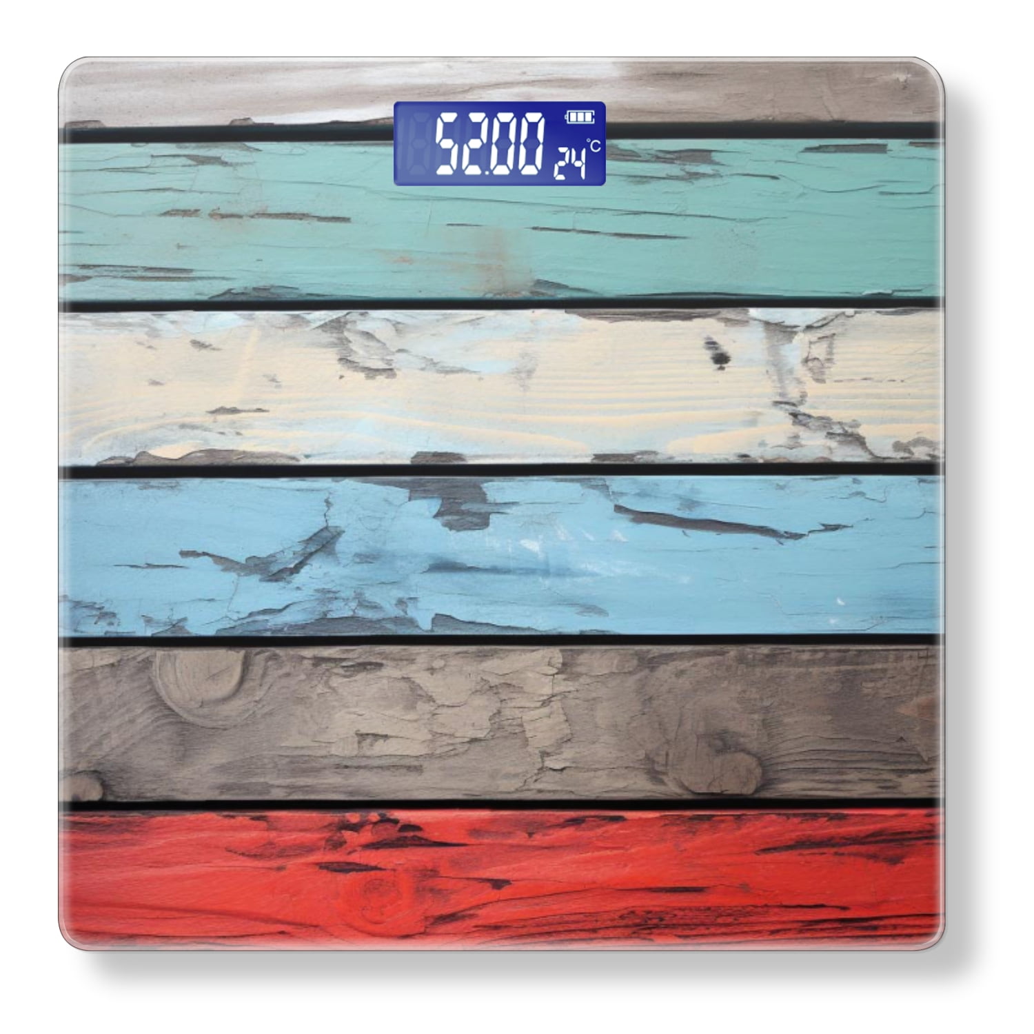 High Precision Body Weight Scale Smart Bathroom Scales with Large LCD ...