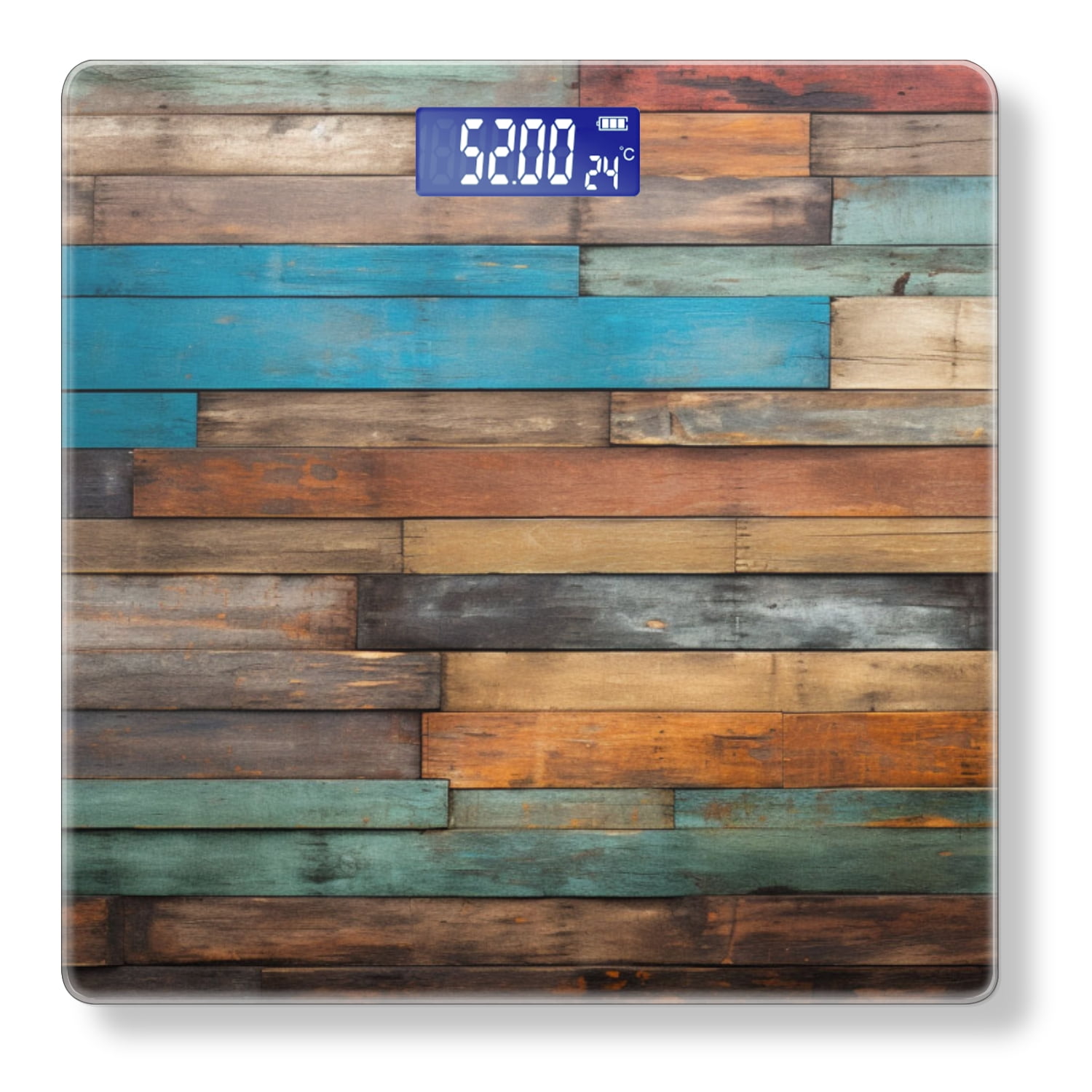 High Precision Body Weight Scale Smart Bathroom Scales with Large LCD ...