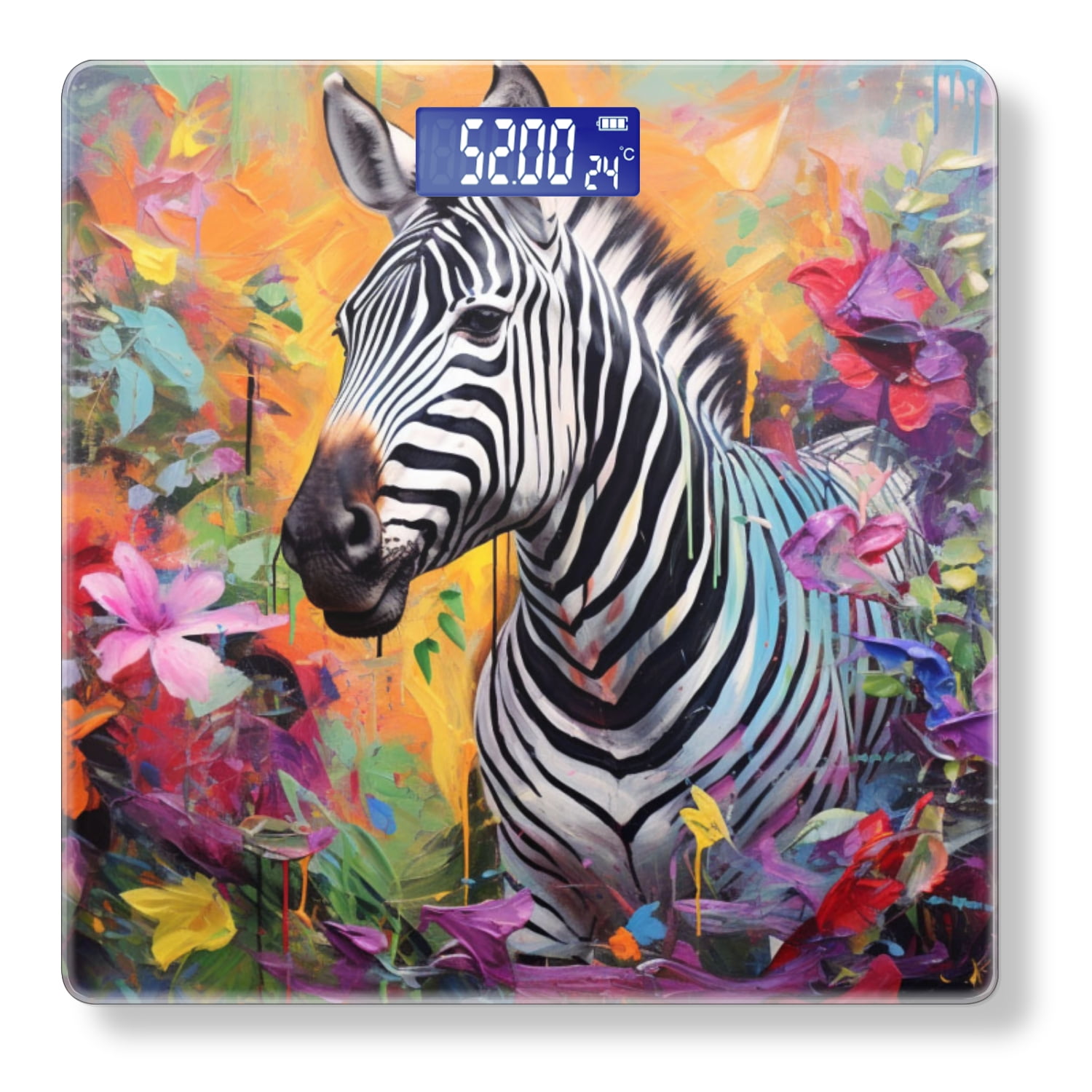 High Precision Body Weight Scale Smart Bathroom Scales with Large LCD ...