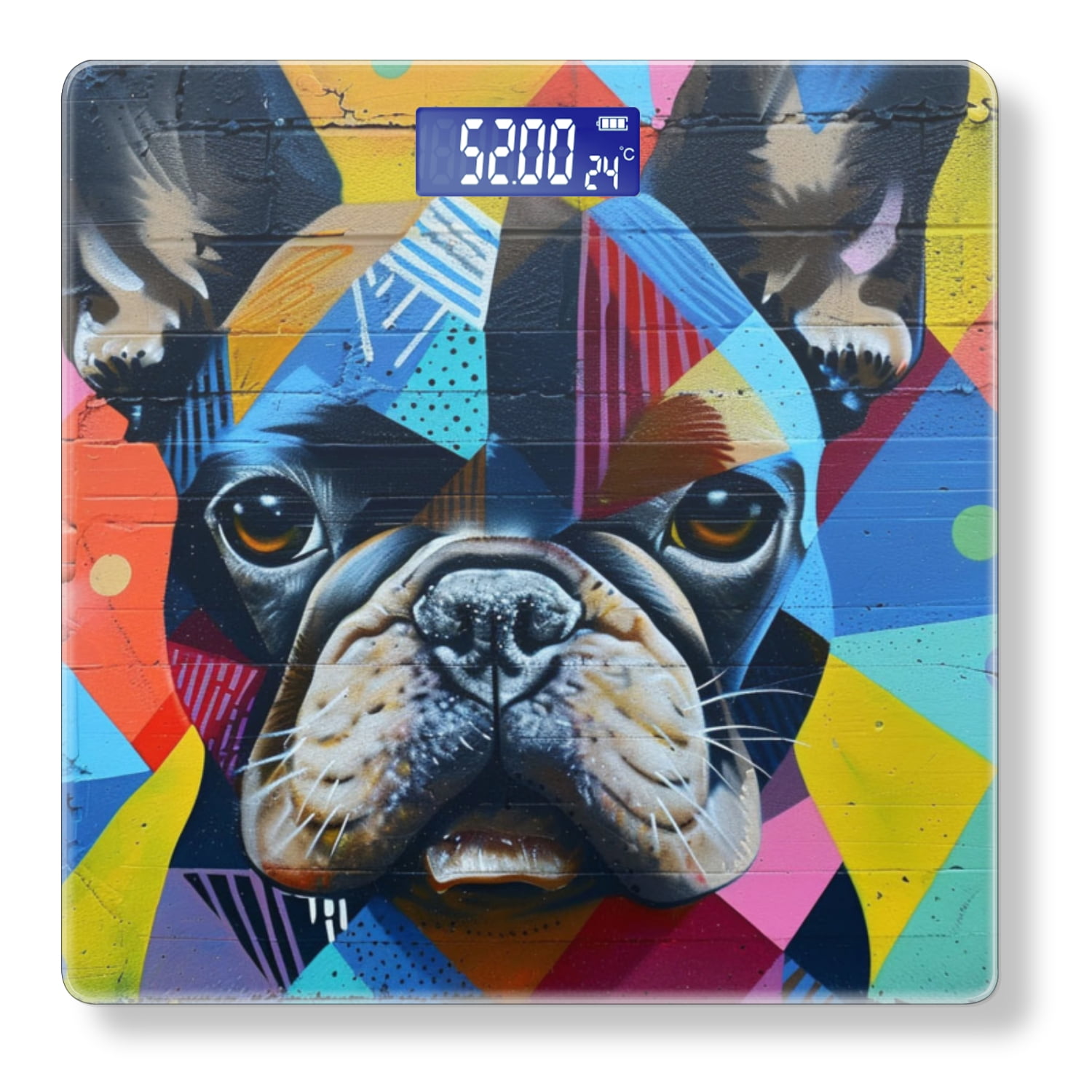 High Precision Body Weight Scale Smart Bathroom Scales with Large LCD ...