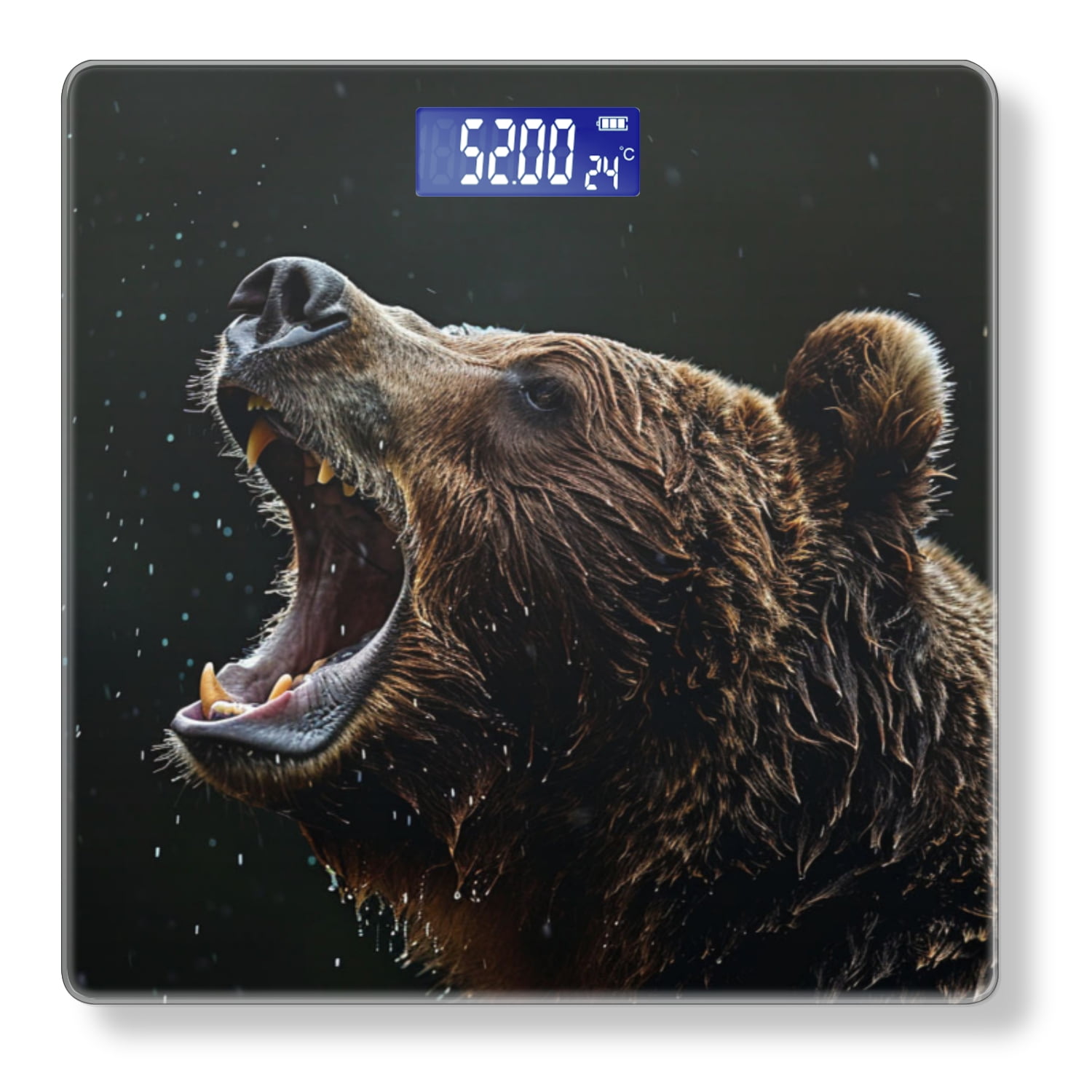 High Precision Body Weight Scale Smart Bathroom Scales with Large LCD ...