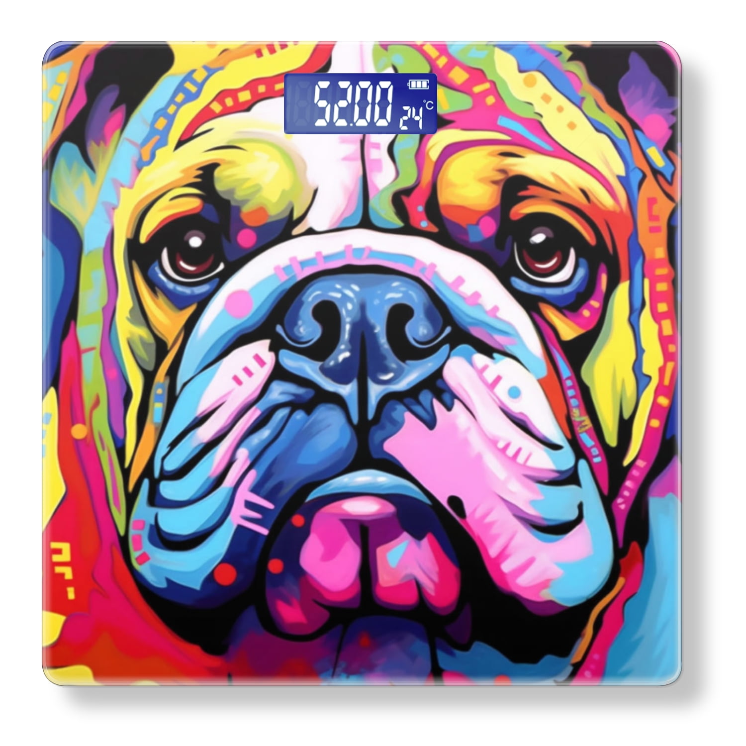 High Precision Body Weight Scale Smart Bathroom Scales with Large LCD ...