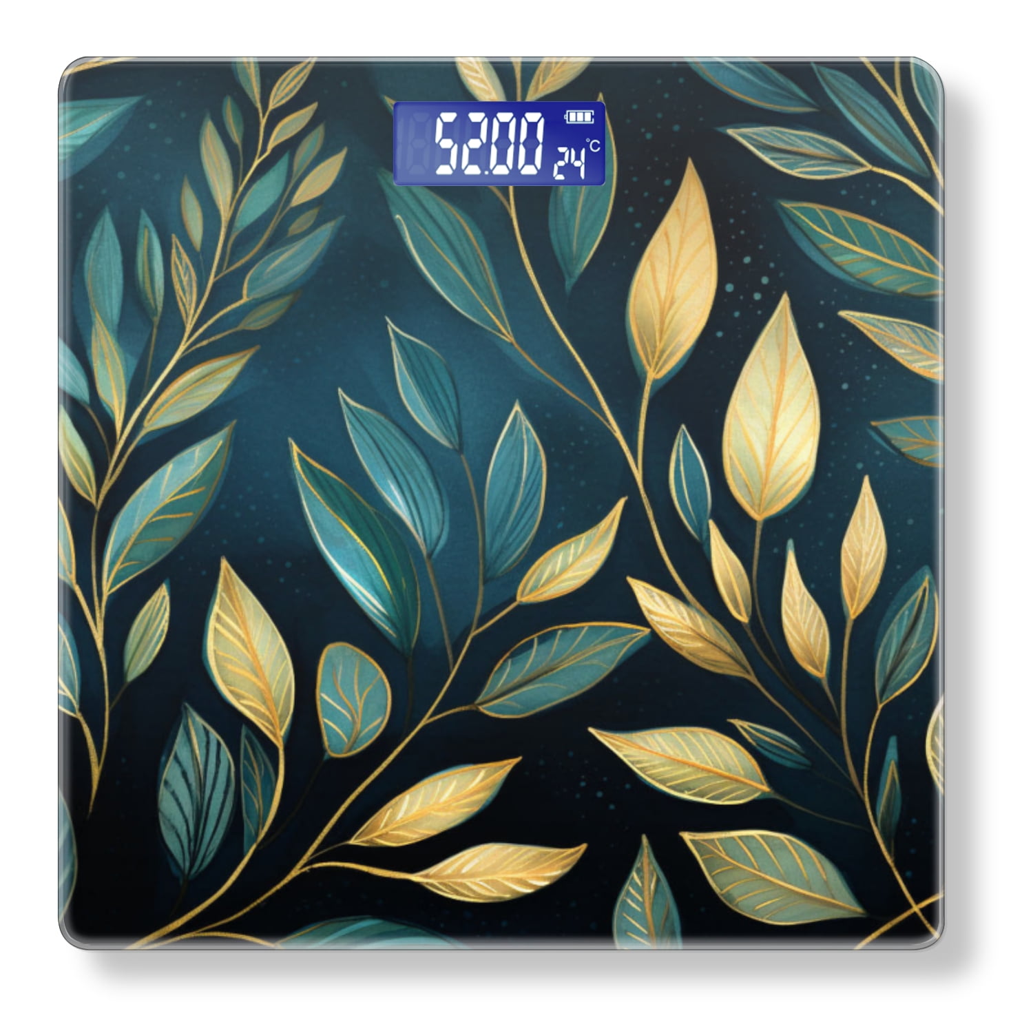 High Precision Body Weight Scale Smart Bathroom Scales with Large LCD ...