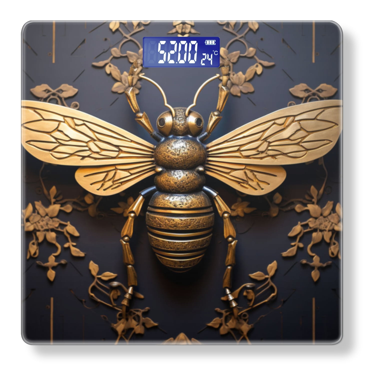 High Precision Body Weight Scale Smart Bathroom Scales with Large LCD ...