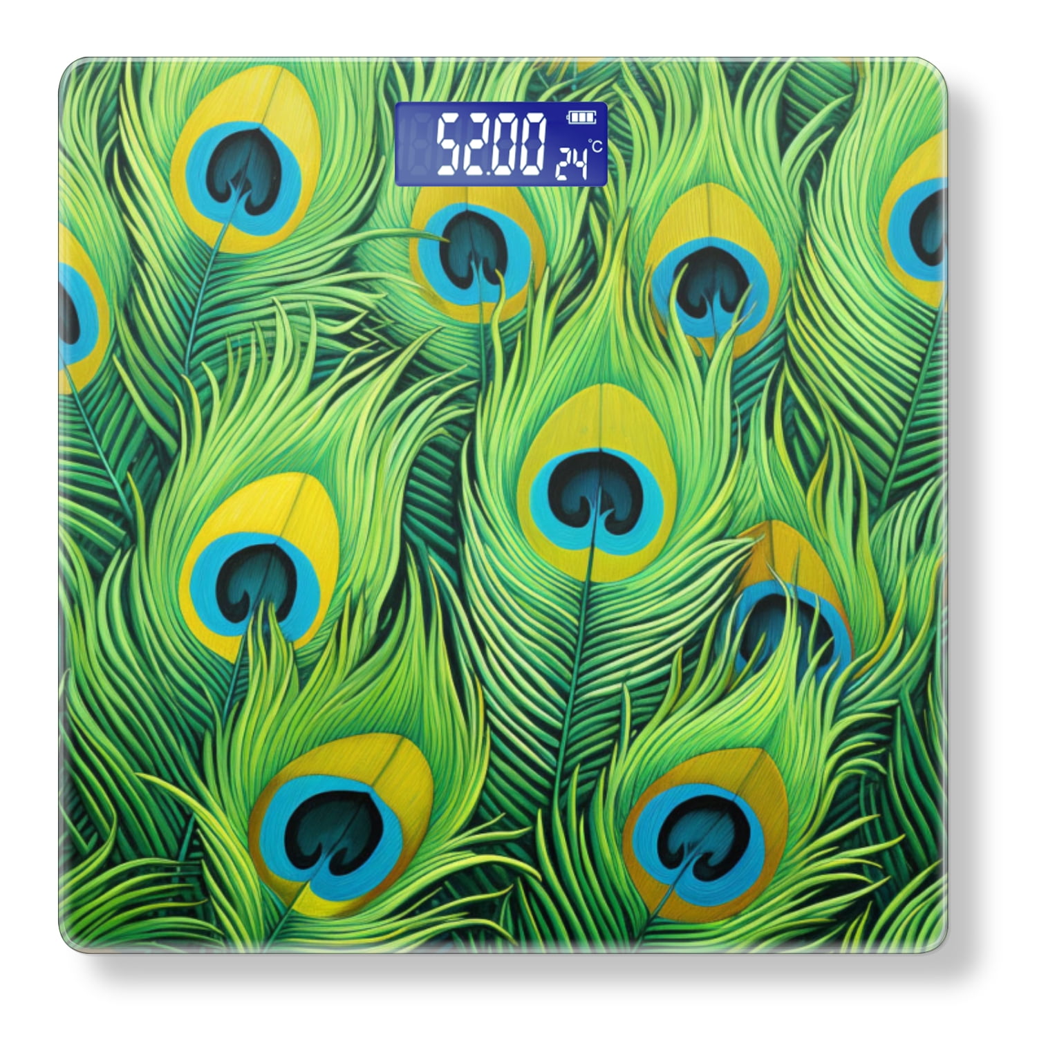 High Precision Body Weight Scale Smart Bathroom Scales with Large LCD ...