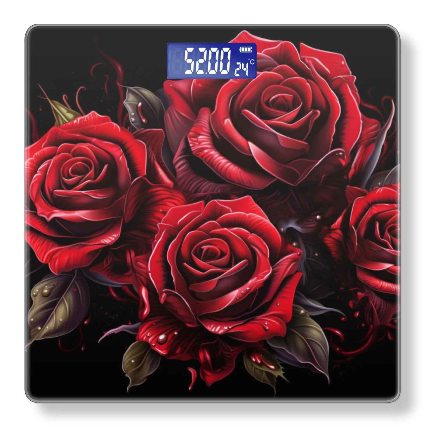 High Precision Body Weight Scale Smart Bathroom Scales with Large LCD ...