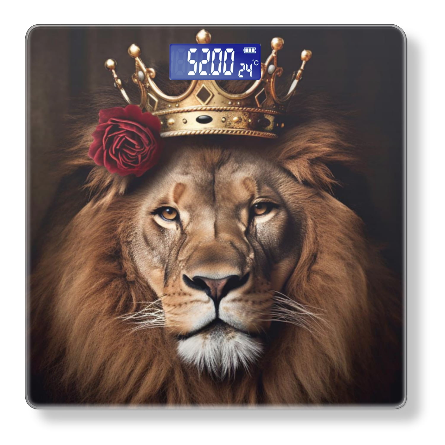 High Precision Body Weight Scale Smart Bathroom Scales with Large LCD ...