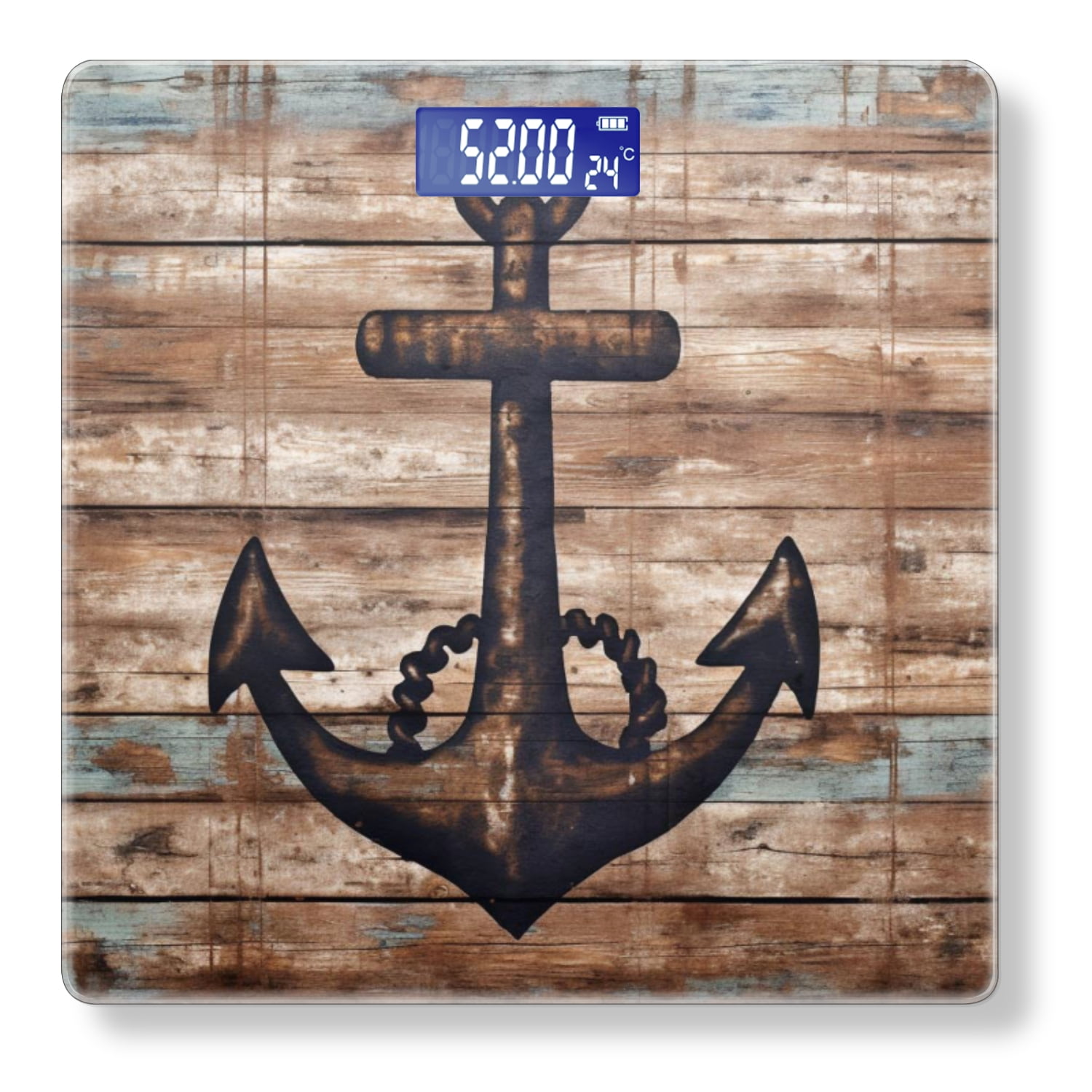 High Precision Body Weight Scale Smart Bathroom Scales with Large LCD ...