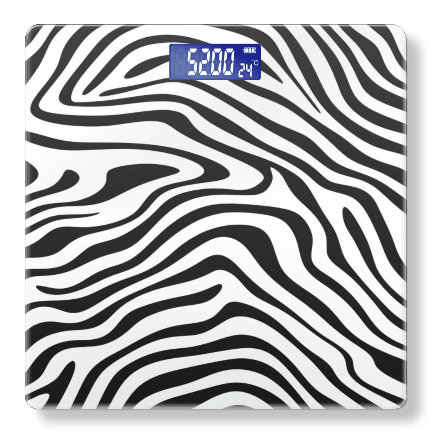 High Precision Body Weight Scale Smart Bathroom Scales with Large LCD ...