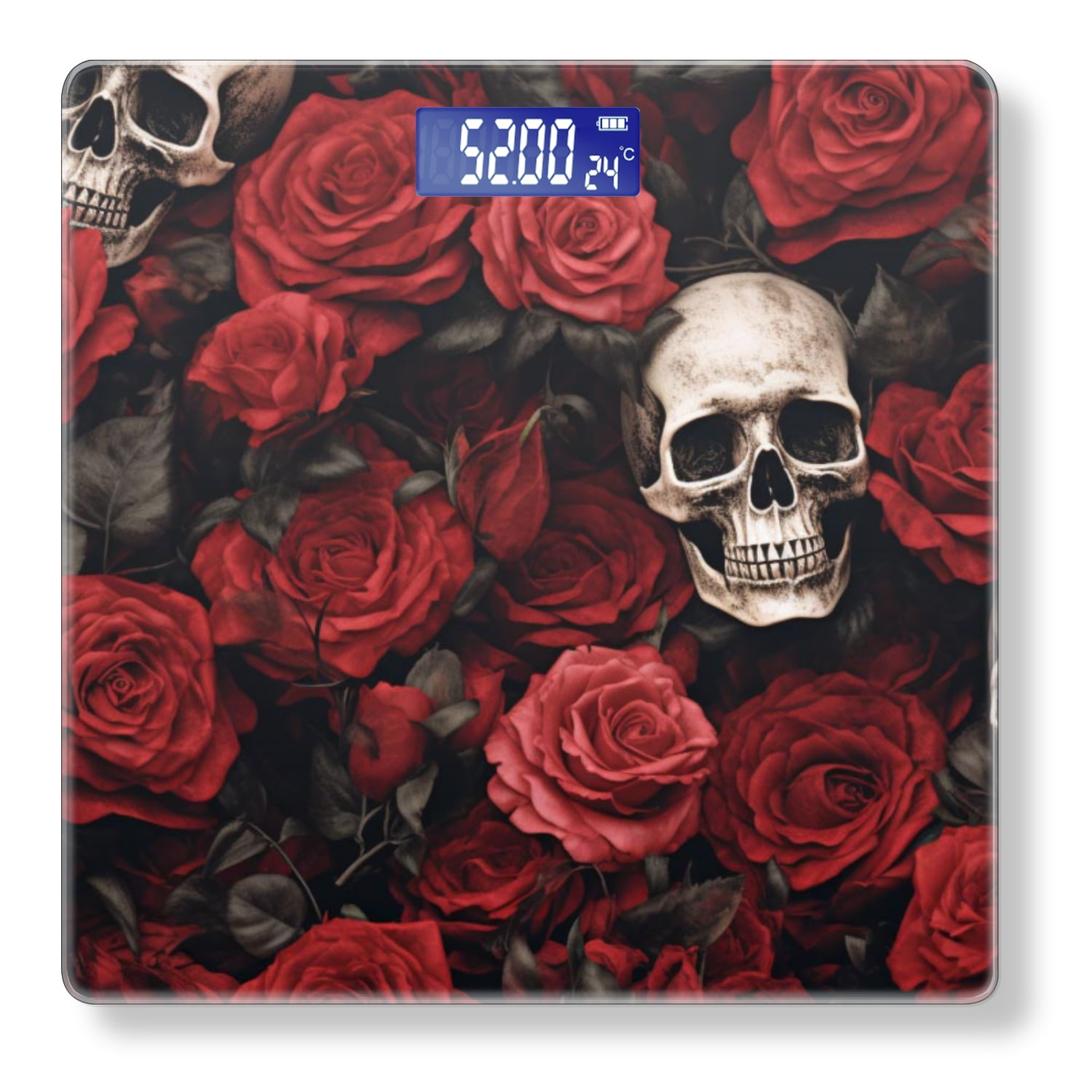 High Precision Body Weight Scale Smart Bathroom Scales with Large LCD ...