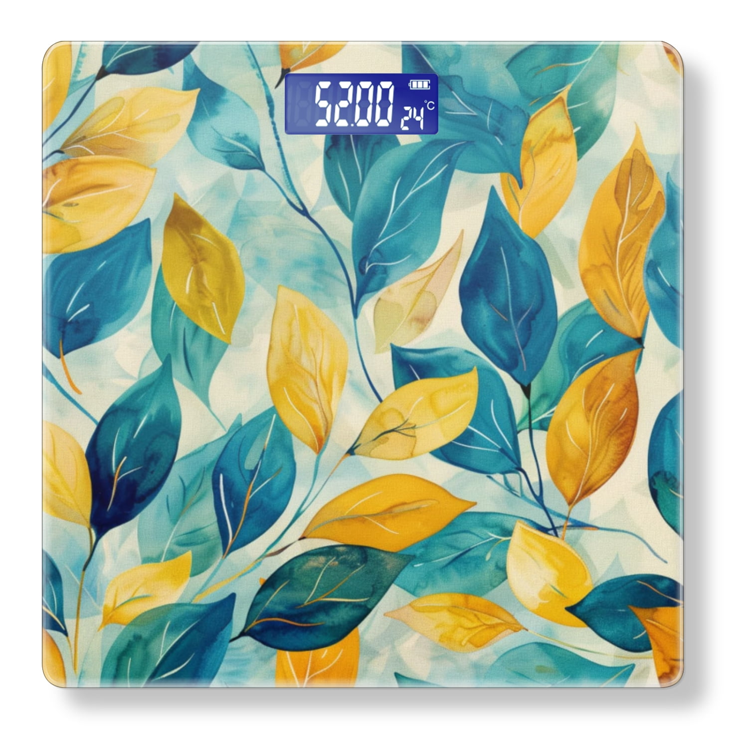 High Precision Body Weight Scale Smart Bathroom Scales with Large LCD ...