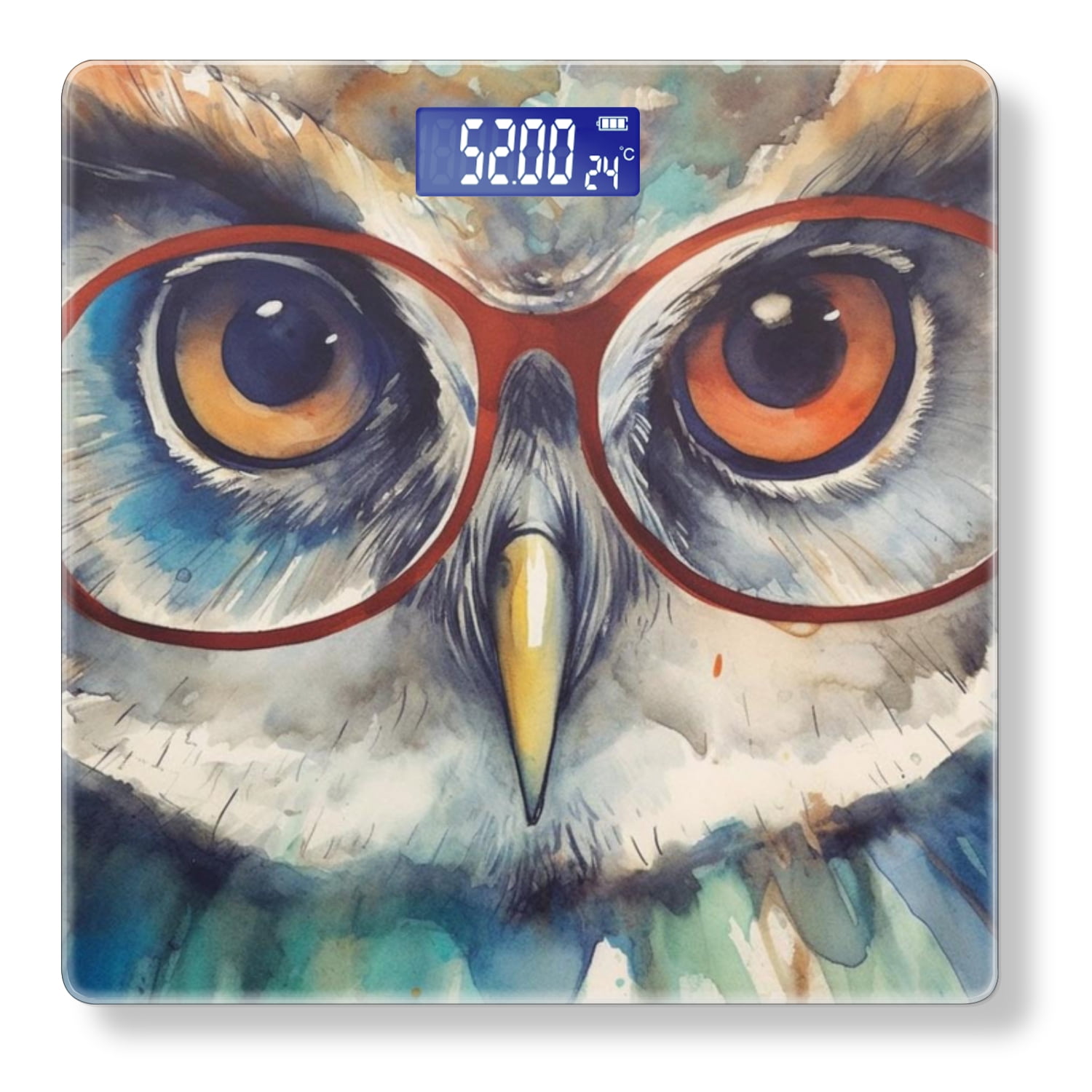 High Precision Body Weight Scale Smart Bathroom Scales with Large LCD ...