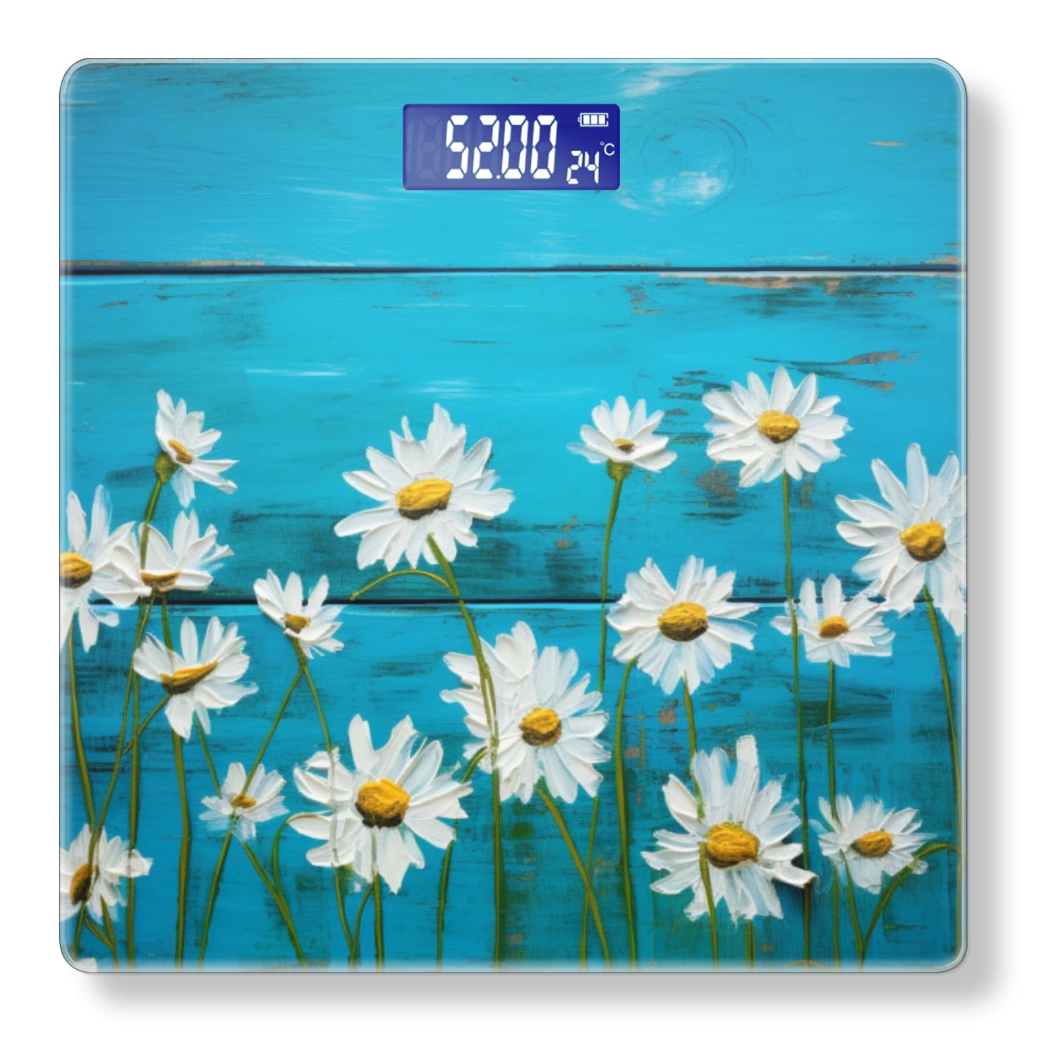 High Precision Body Weight Scale Smart Bathroom Scales with Large LCD ...