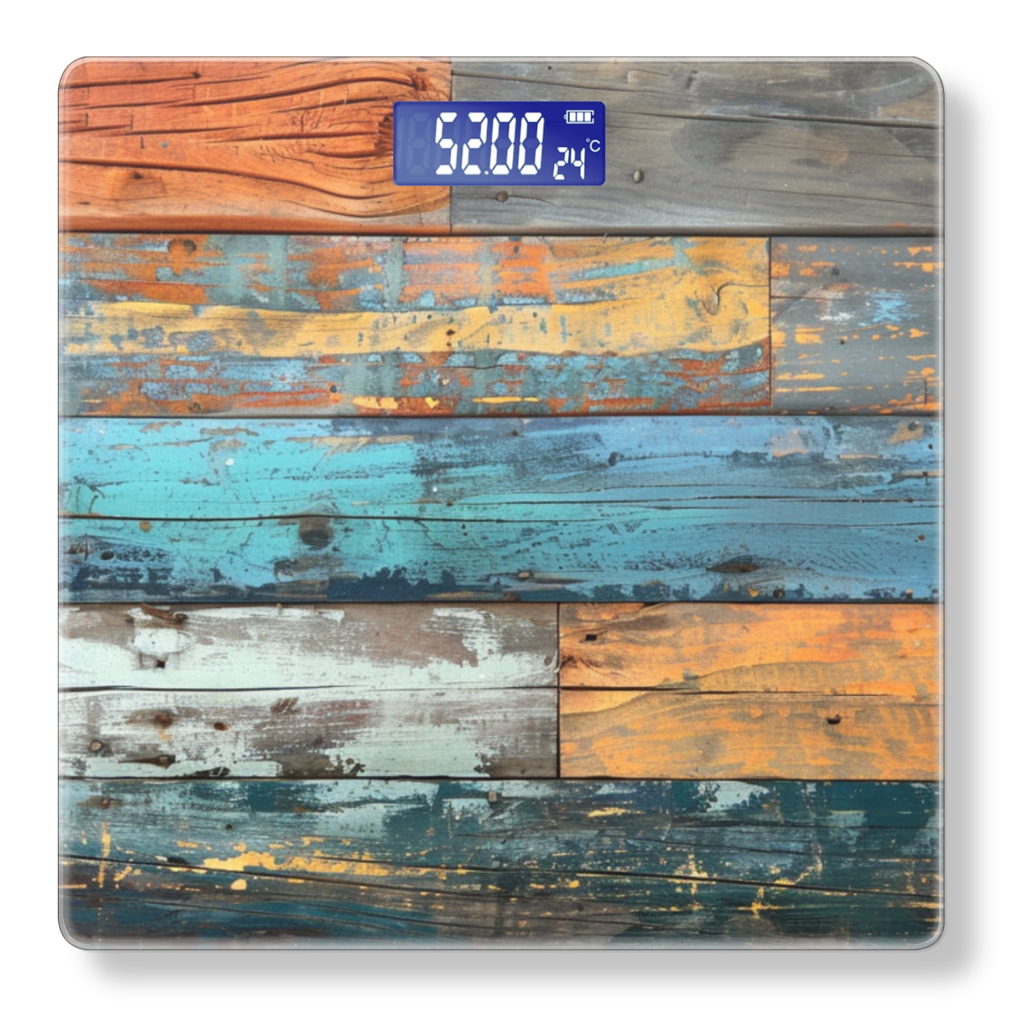 High Precision Body Weight Scale Smart Bathroom Scales with Large LCD ...