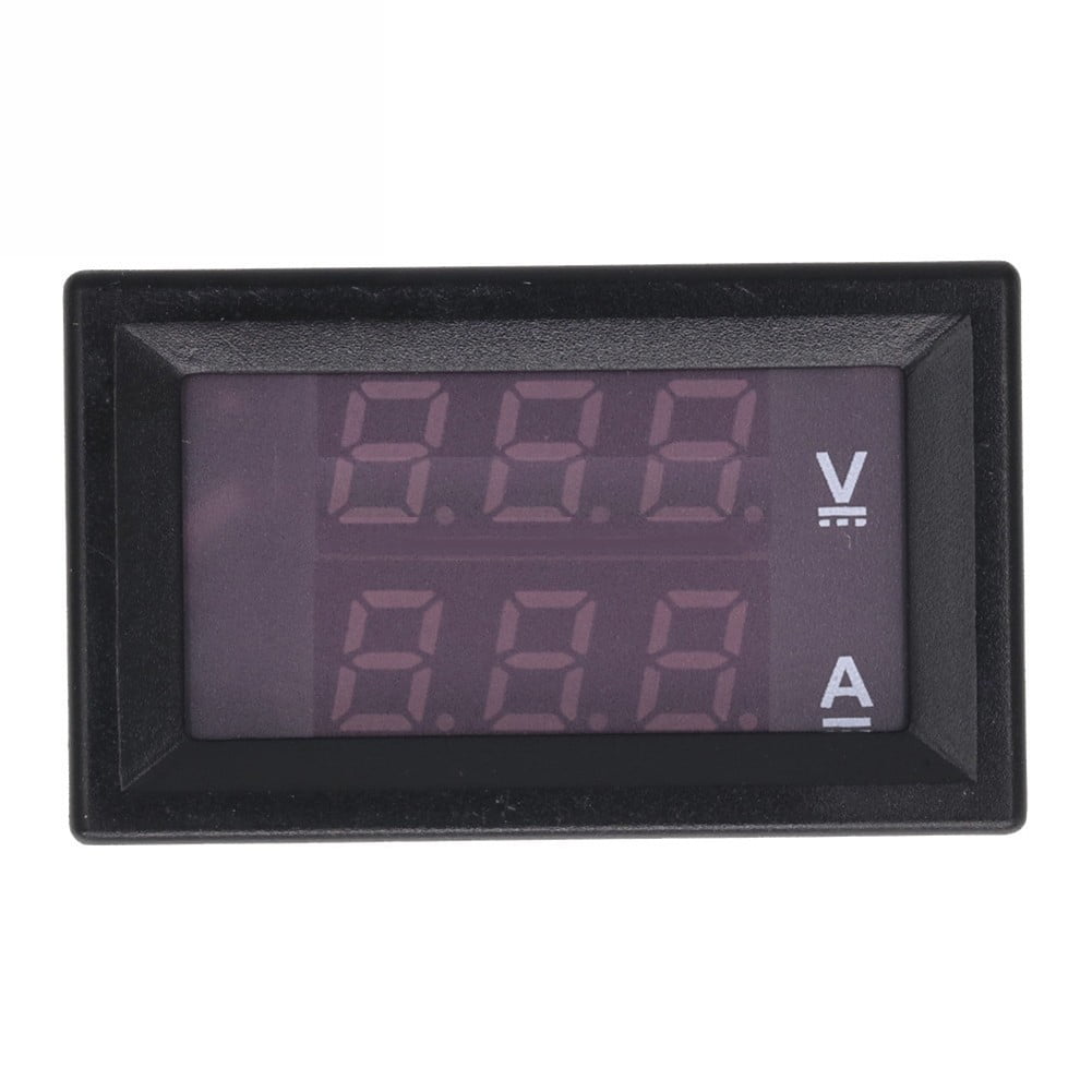 High Precision DC Voltmeter Amps Meter with LED Display for Accurate ...