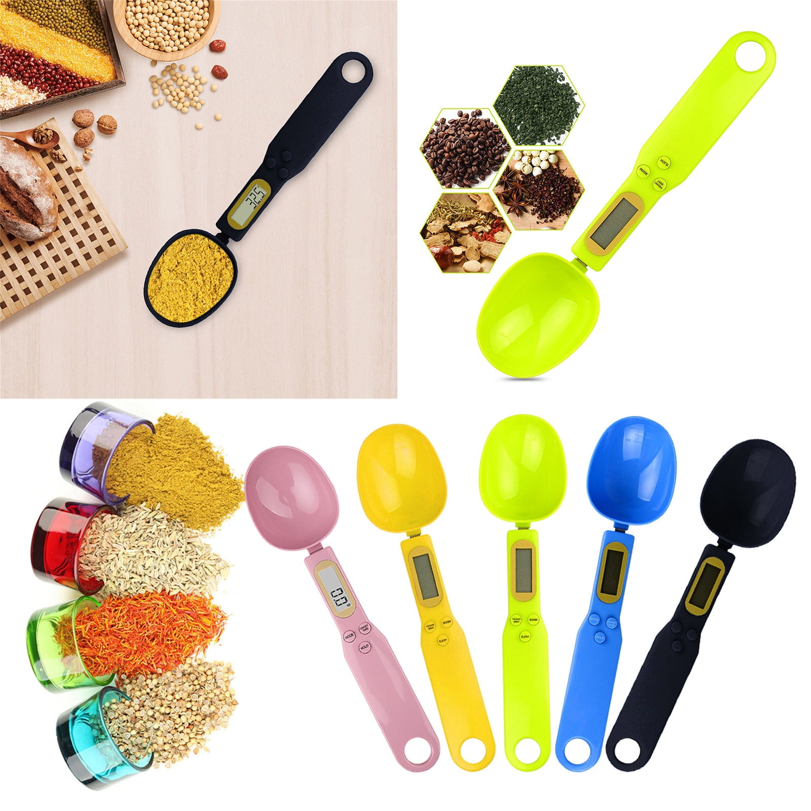 High-Precision Detachable Spoon Scale, Digital Kitchen Scale 500g/0.1g ...