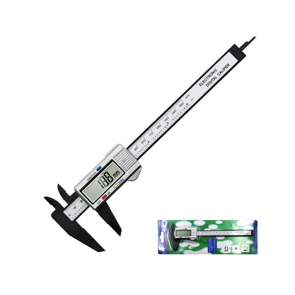 High Precision Digital Caliper 150mm Carbon Fiber Composite 3-in-1 ...
