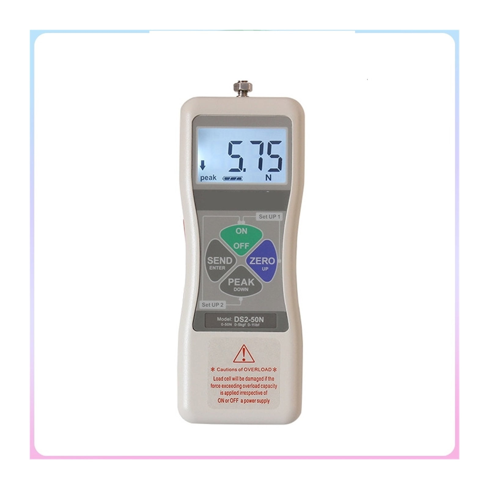High Precision Digital DS2-500N 1000N Push Force Gauge Push 20N 2KGS ...