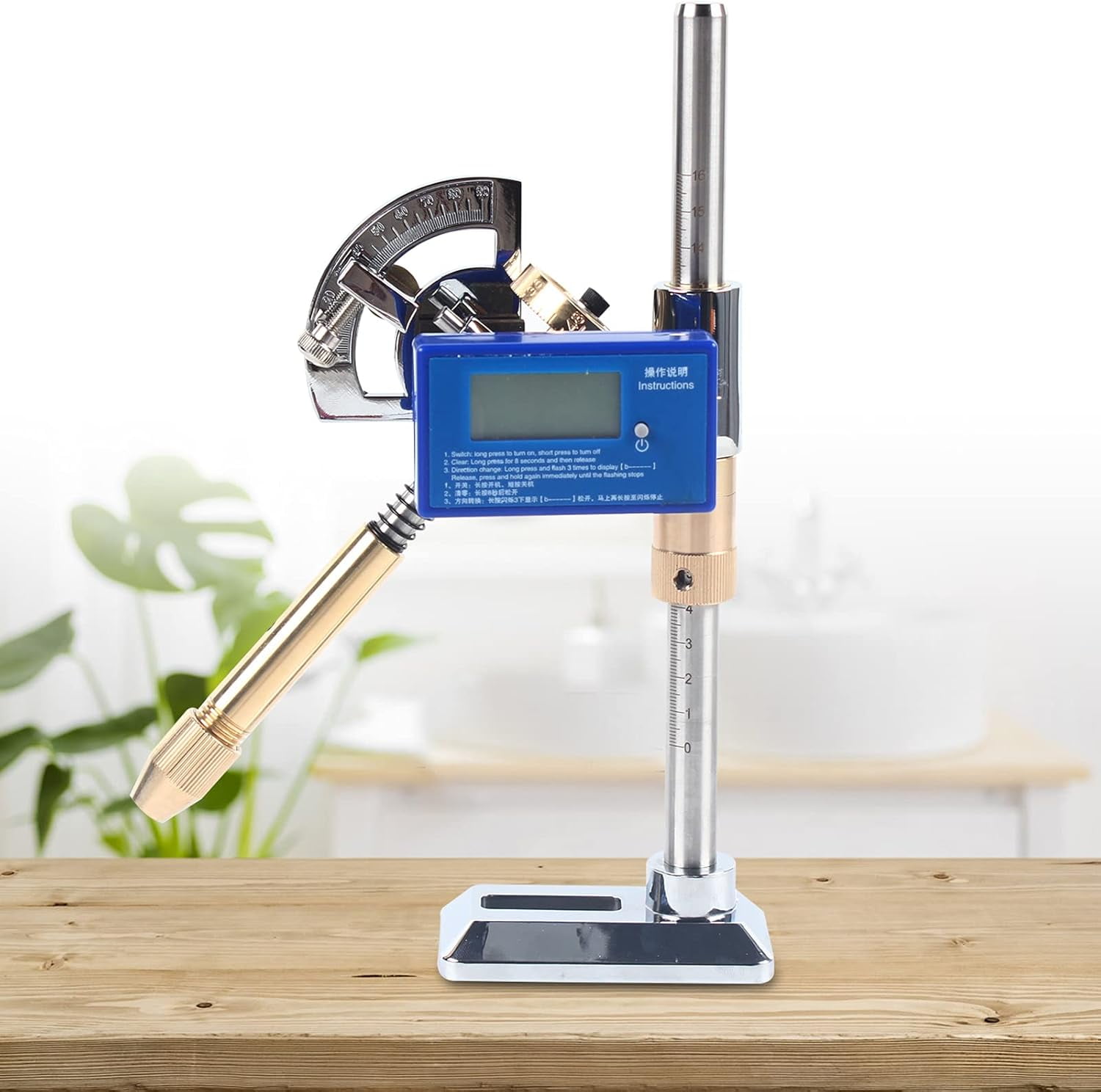 High Precision Digital Display Angle Manipulator Gem Grinding Faceted ...