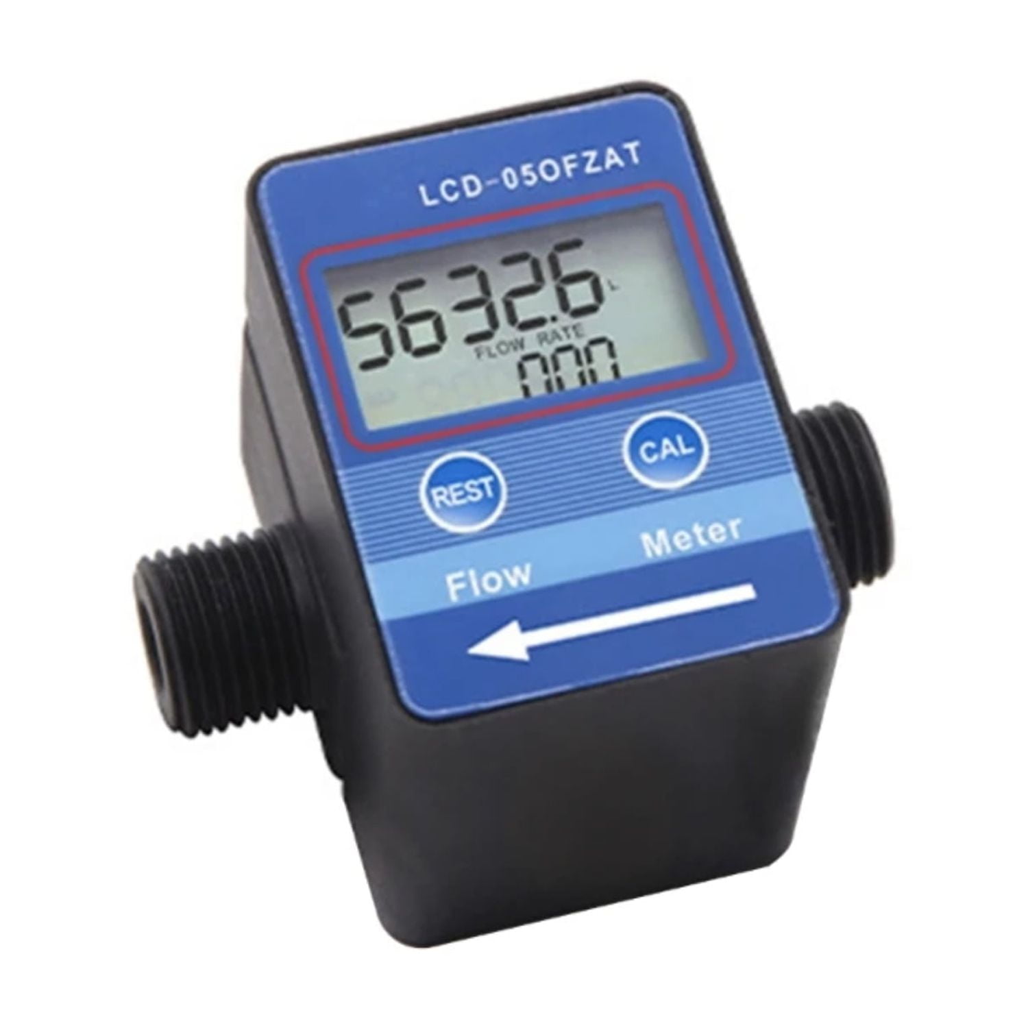 High Precision Digital Electronic Flow Meter for Chemicals Water with ...