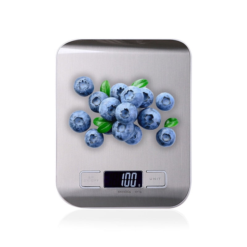 Soul Creat Kitchen Digital Food Scale 11 lb with LCD Display for Baking ...