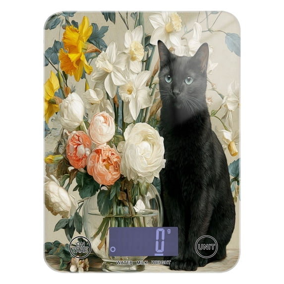 High Precision Digital Kitchen Scale Tempered Glass Food Scale ...