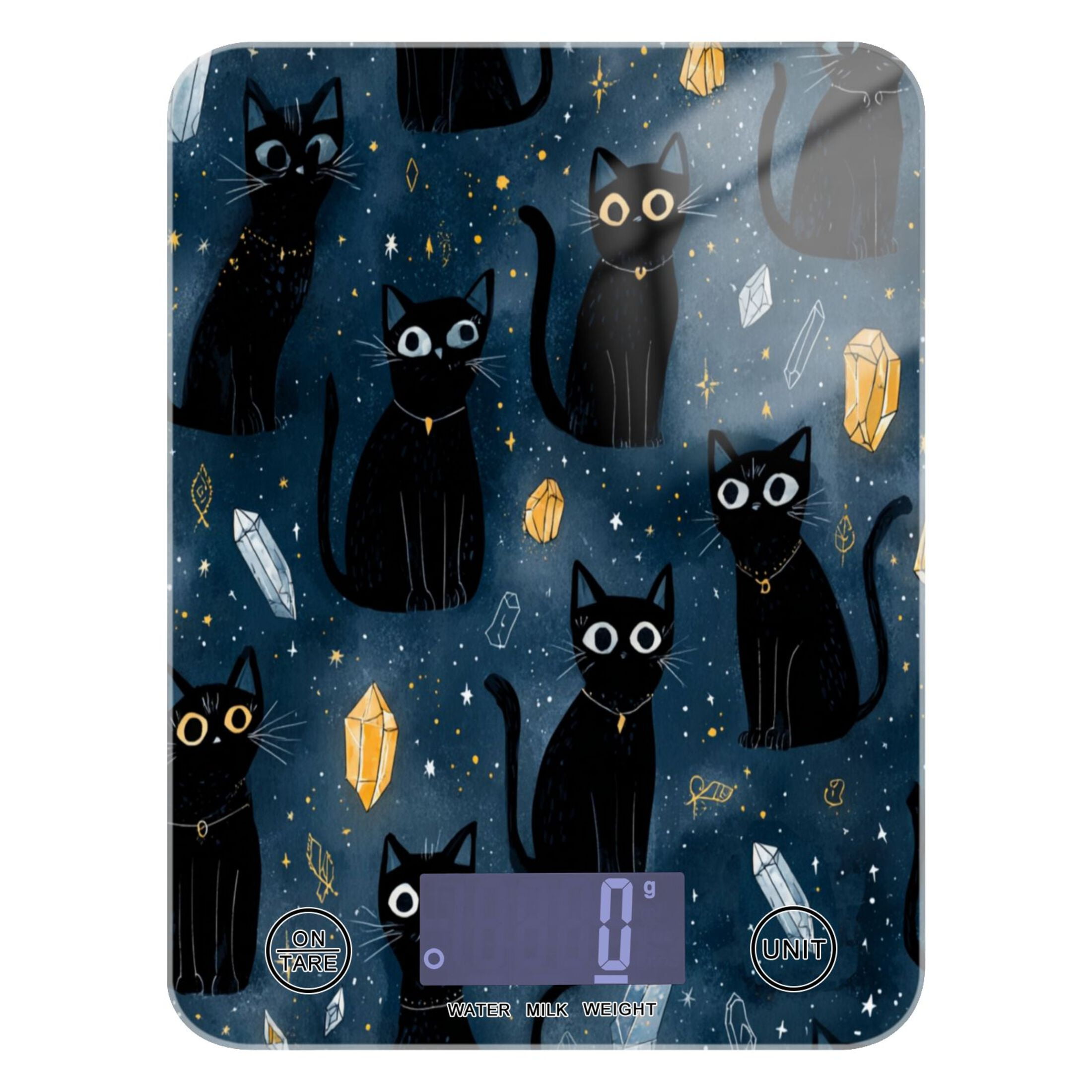 High Precision Digital Kitchen Scale Tempered Glass Food Scale ...