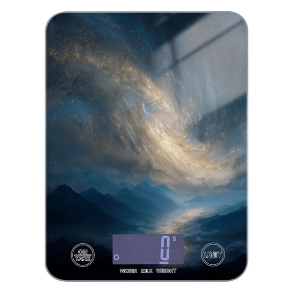 High Precision Digital Kitchen Scale Tempered Glass Food Scale ...