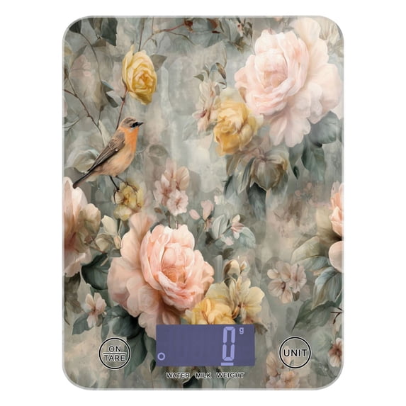 High Precision Digital Kitchen Scale Tempered Glass Food Scale ...