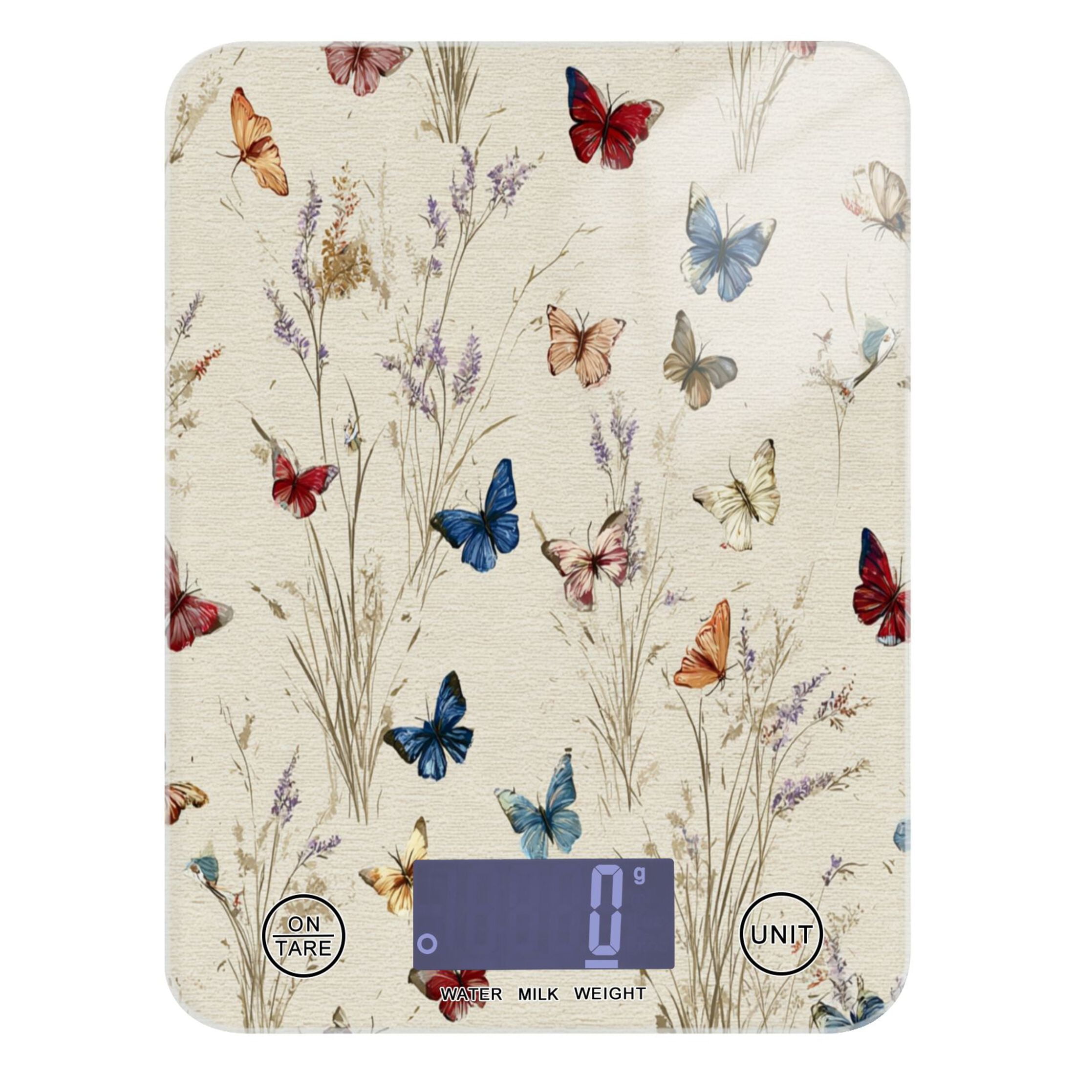 High Precision Digital Kitchen Scale Tempered Glass Food Scale ...