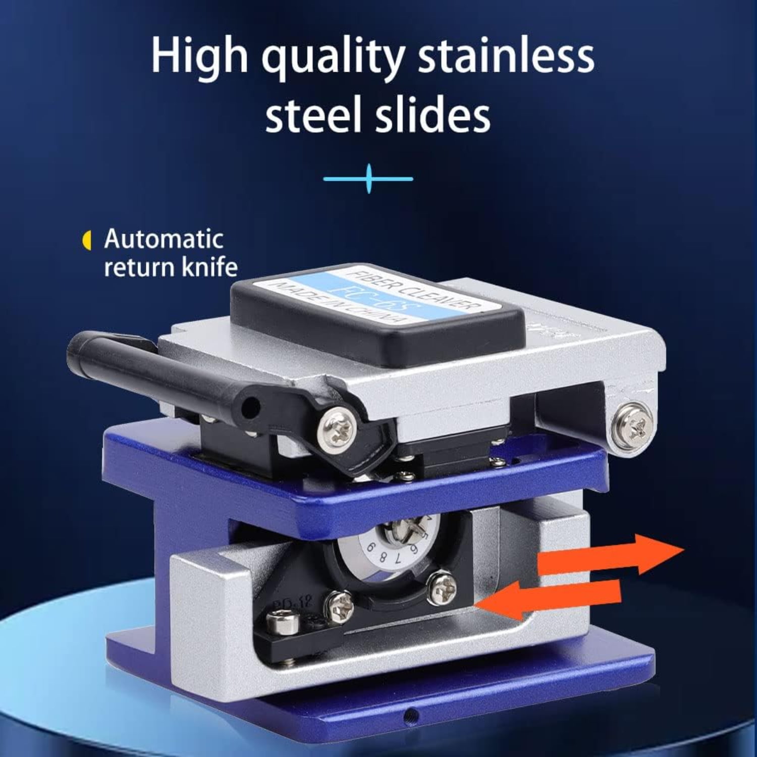 High Precision Fiber Optic Cleaver for FTTH Optical Cable Stripping and ...